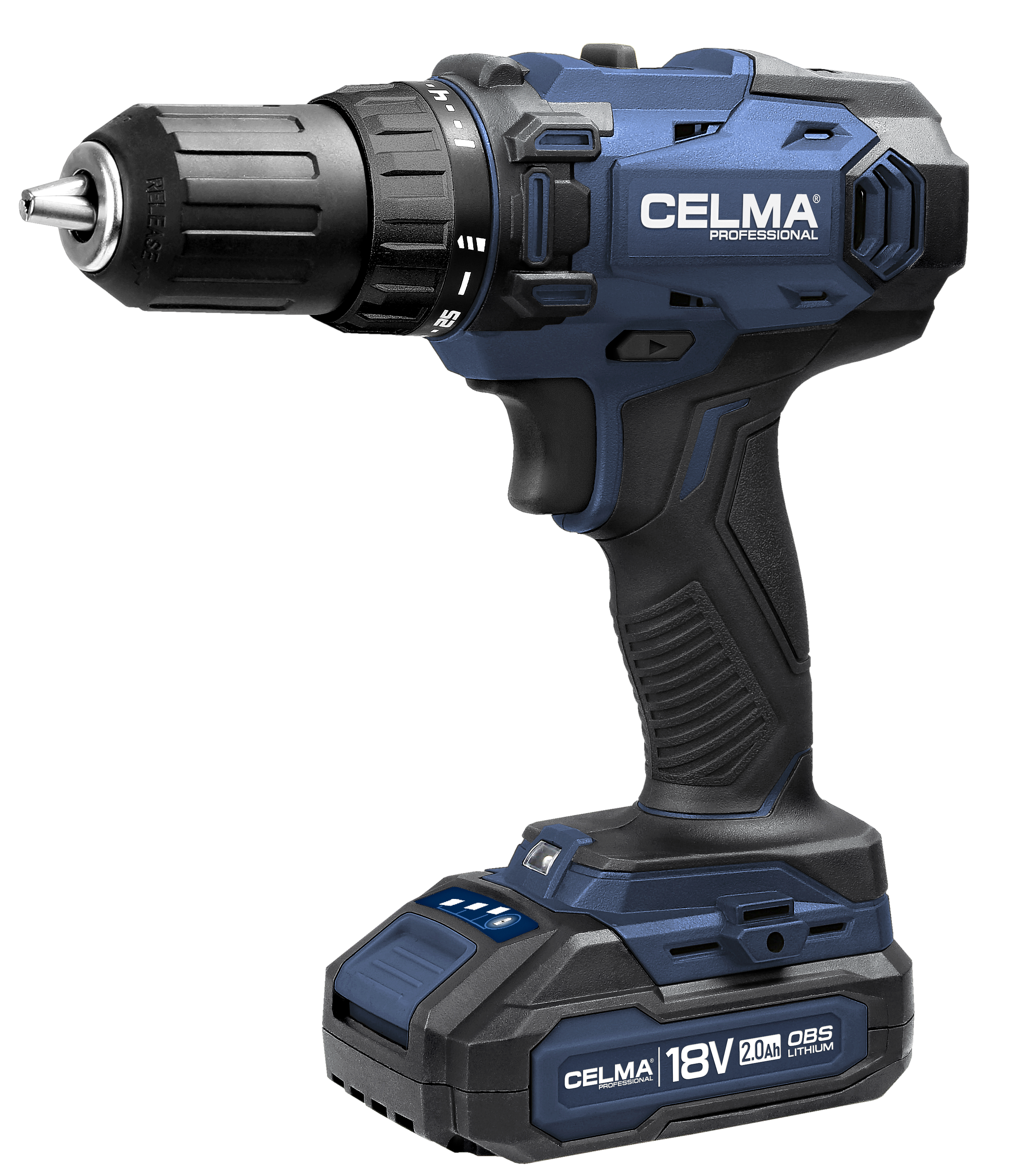 Wiertarko - wkrętarka CELMA Professional WAK-Li 18OBS 18V 2x2Ah 50Nm - Leroy Merlin