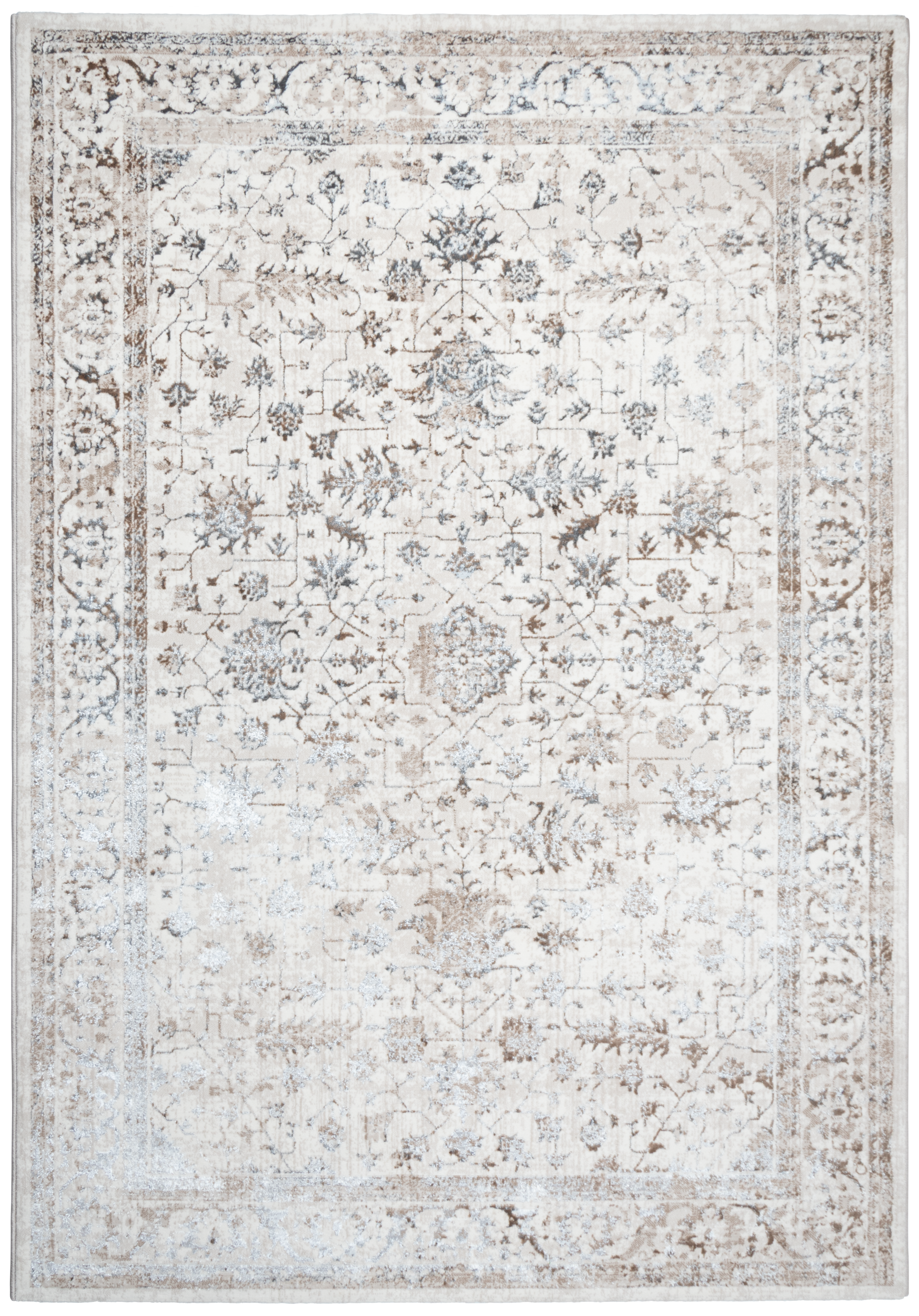 Dywan Century Klasyk szaro-beżowy 160 x 230 cm - Leroy Merlin