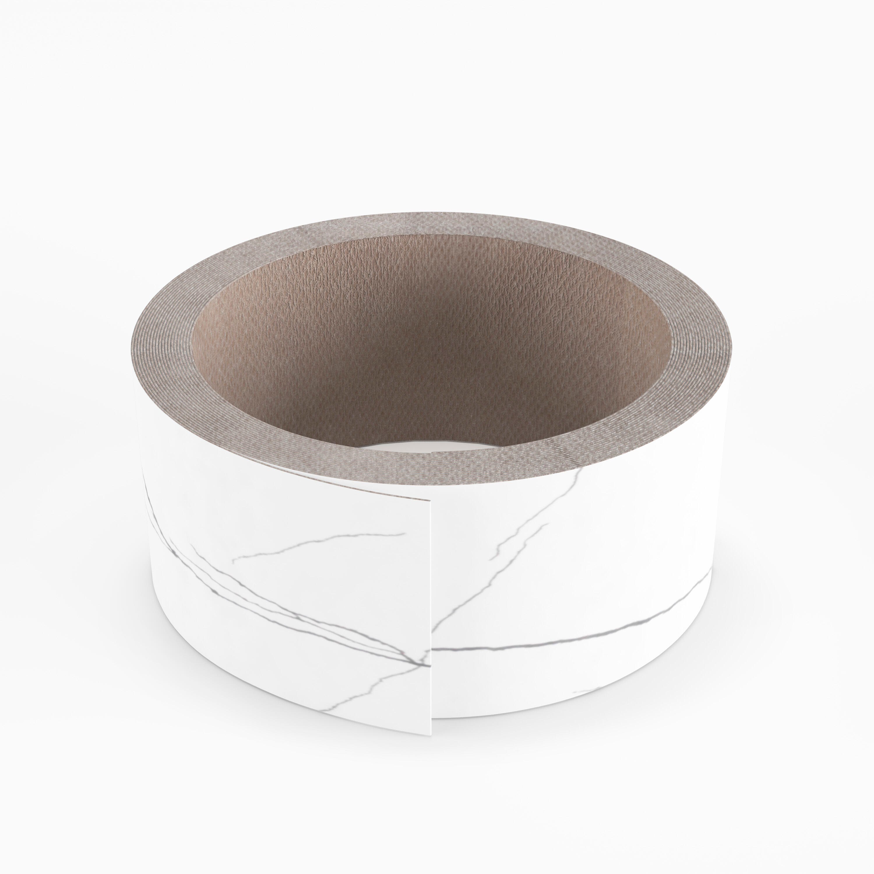 Chant de plan de travail Marbre Bianconero L.500 x l.4.5 cm | Leroy Merlin