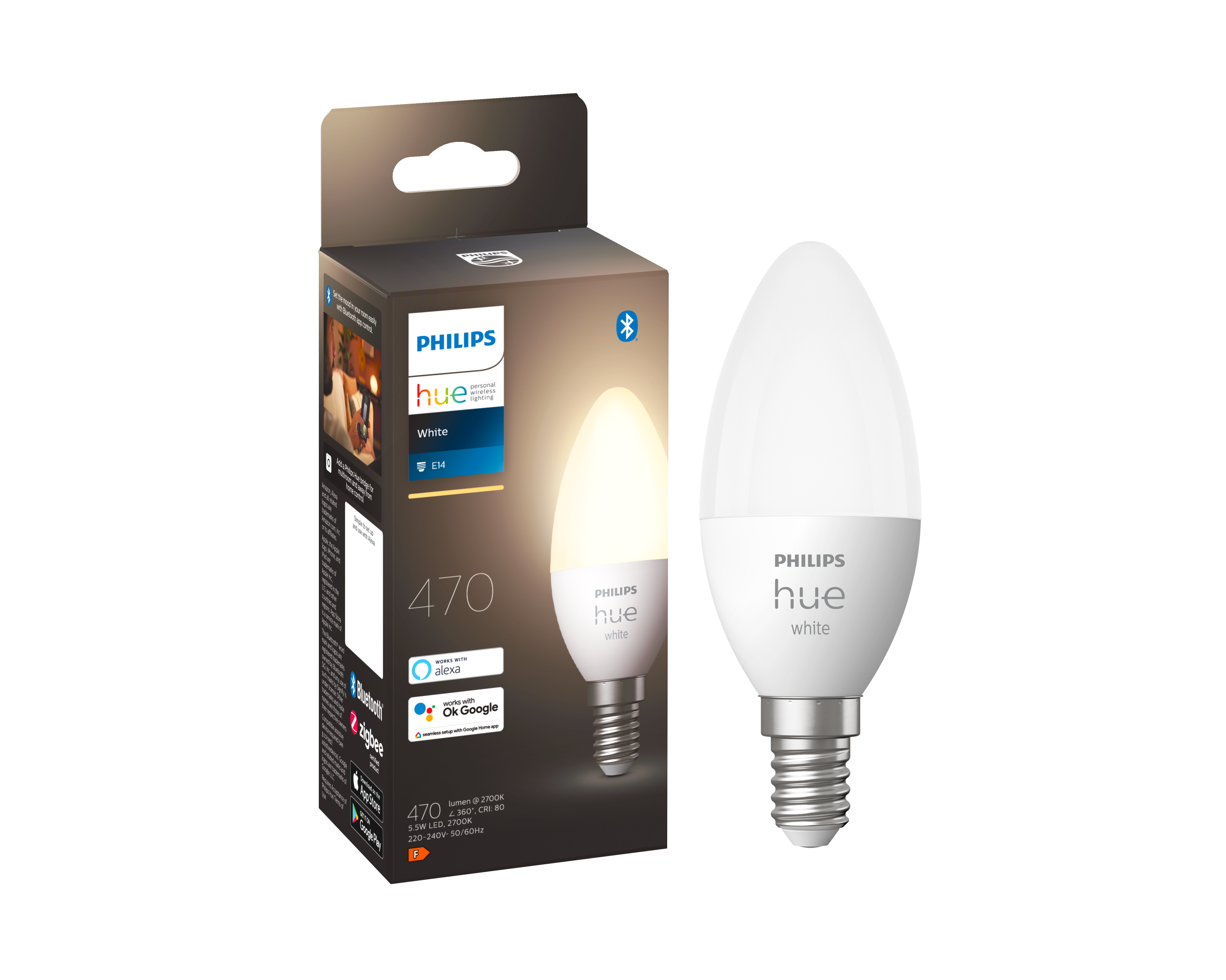 Żarówka LED Smart E14 5,5 W Philips Hue - Leroy Merlin