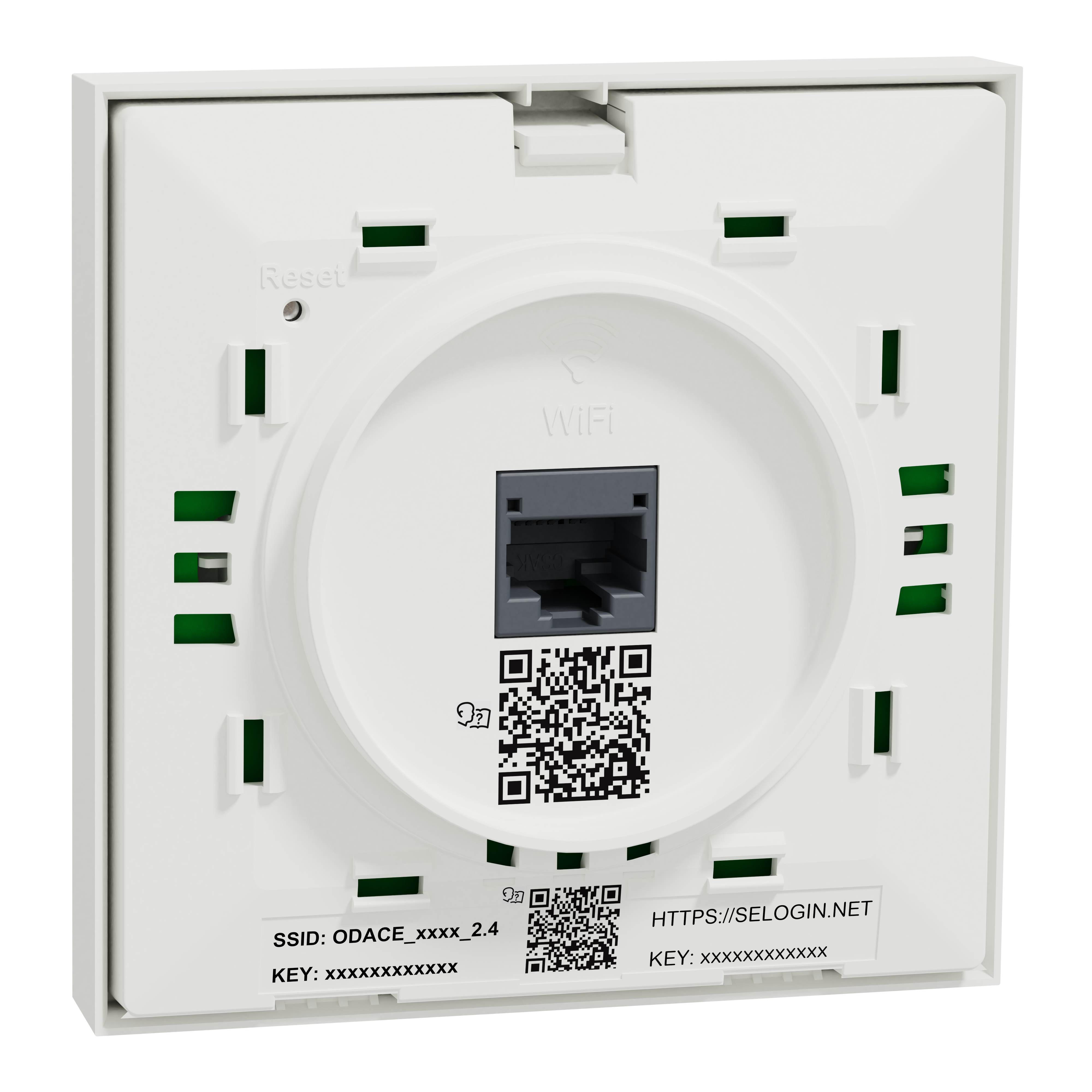 Prise RJ45 Wifi bi-bande 1 Gb/s Odace Resi9 Connect, SCHNEIDER ELECTRIC ...