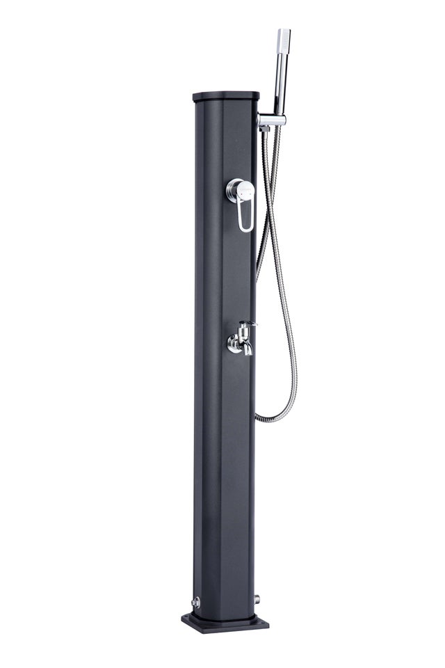 Douche solaire anthracite au meilleur prix | Leroy Merlin