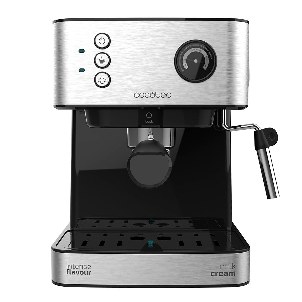 Cafetera eléctrica CECOTEC Power Espresso 20 Matic acero inoxidable ...