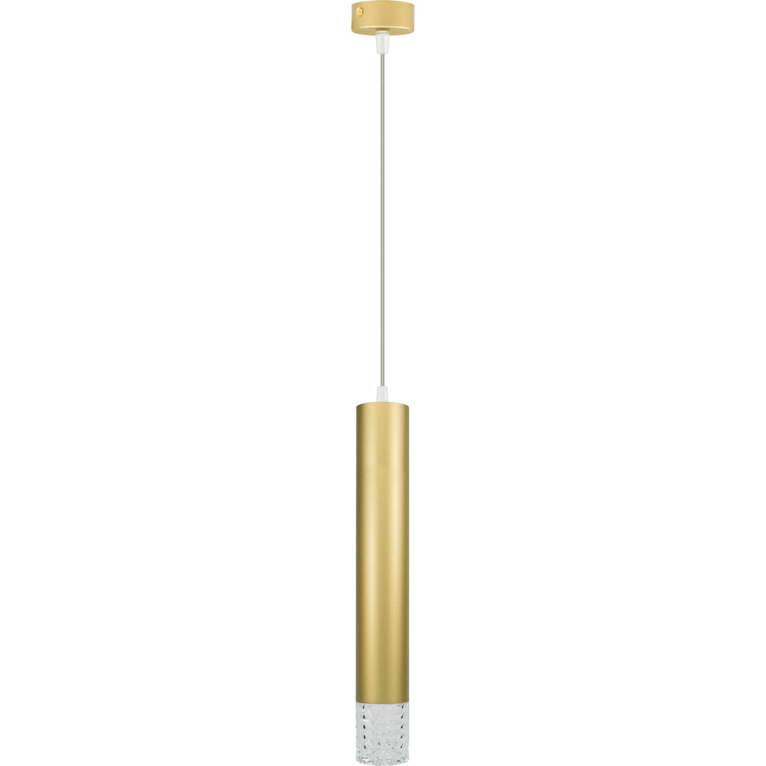 Lampa wisząca Tubi złota GU10 Milagro - Leroy Merlin
