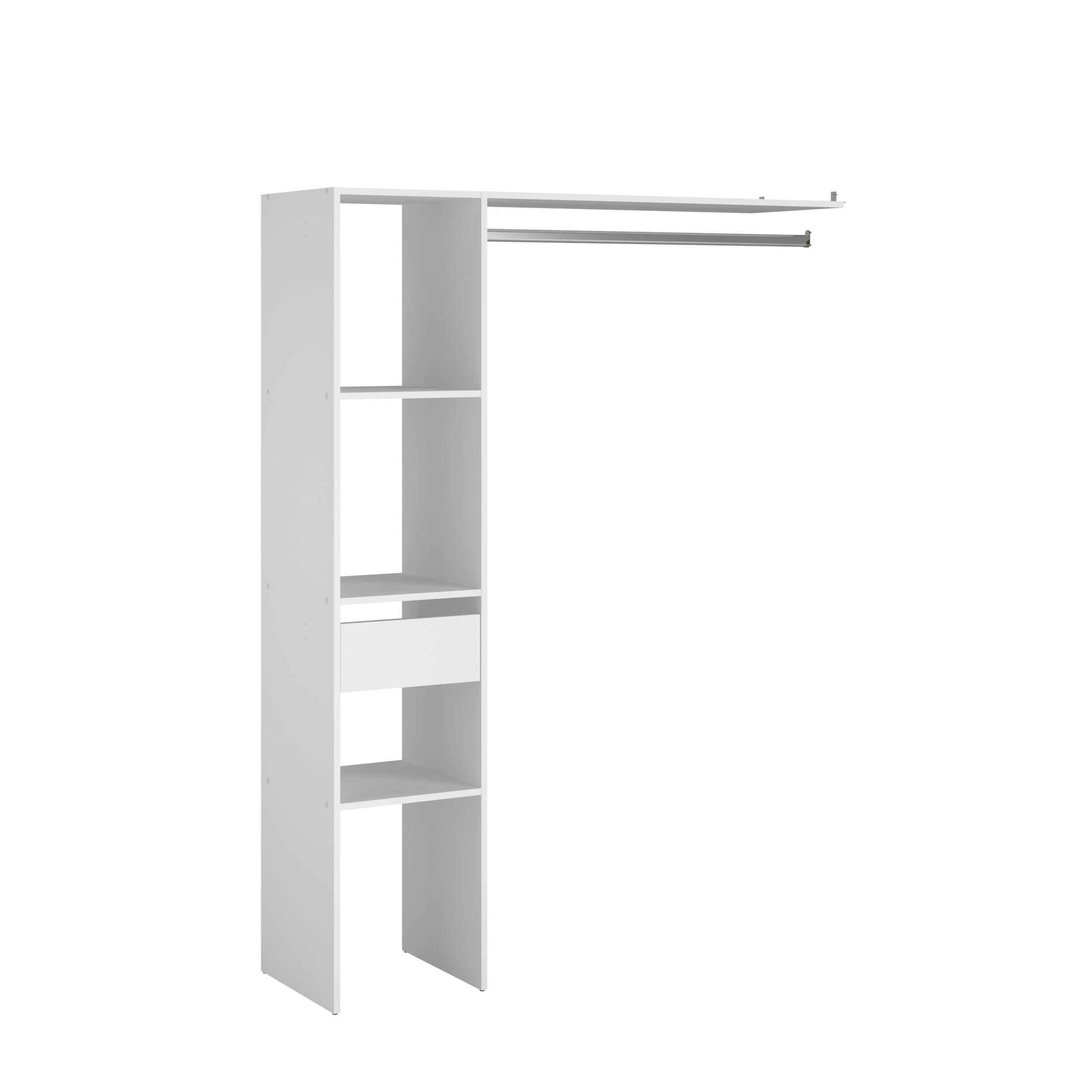 Kit vestidor Combi 138x180x40cm blanco Box C | Leroy Merlin