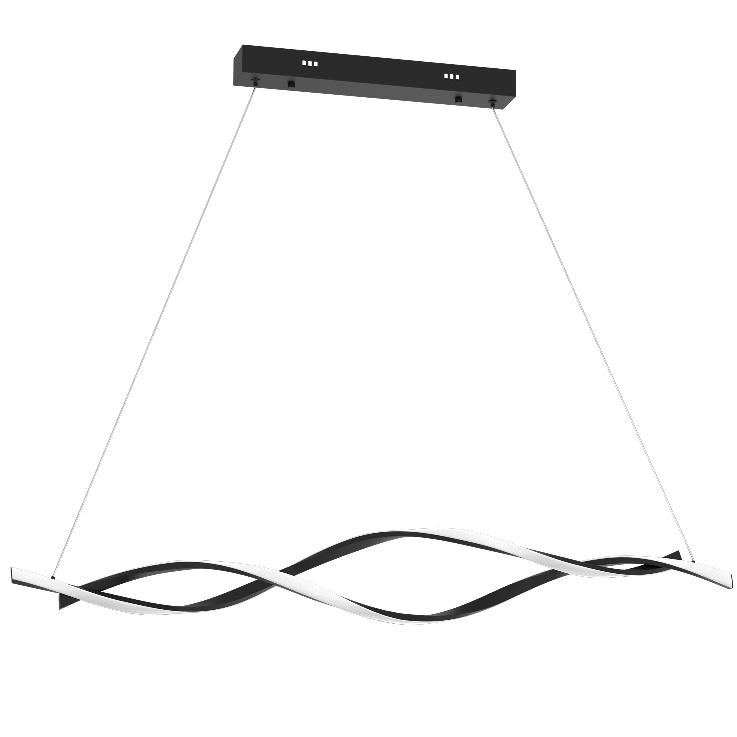 Lampa wisząca Grant czarna LED Milagro - Leroy Merlin