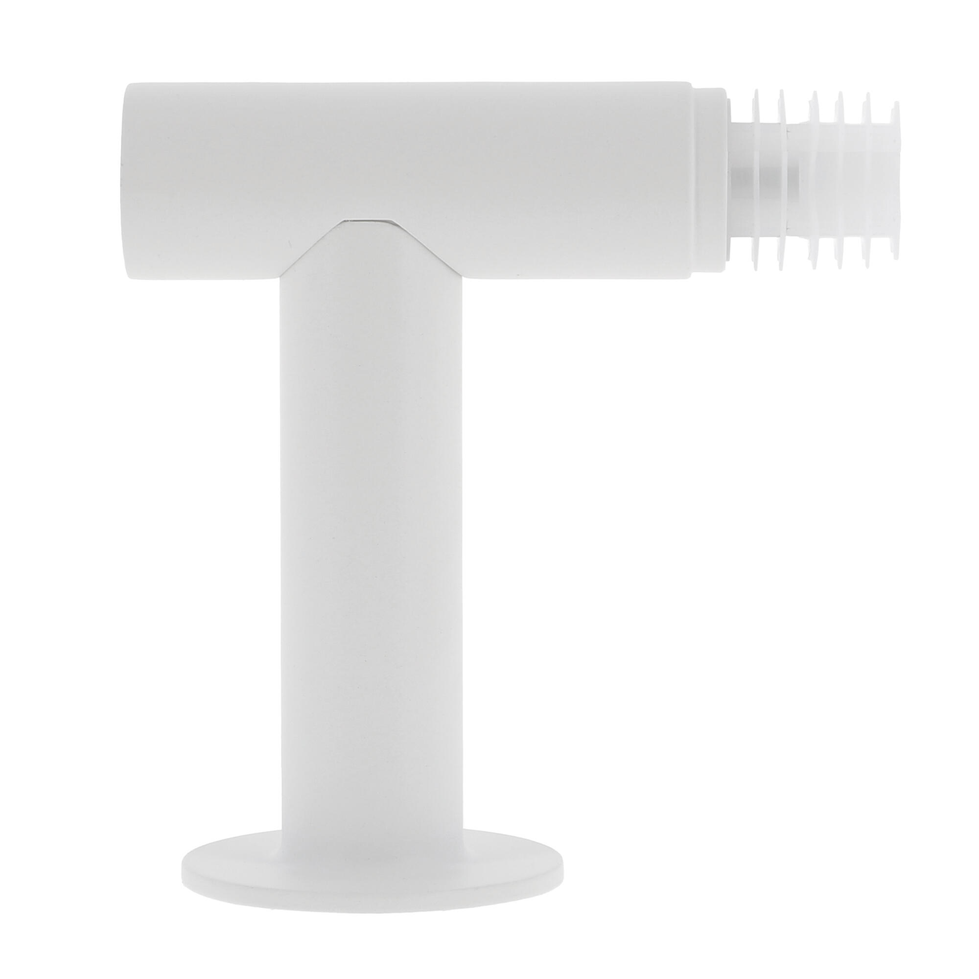 Soporte-terminal ángulo 100 mm blanco mate 28 mm | Leroy Merlin