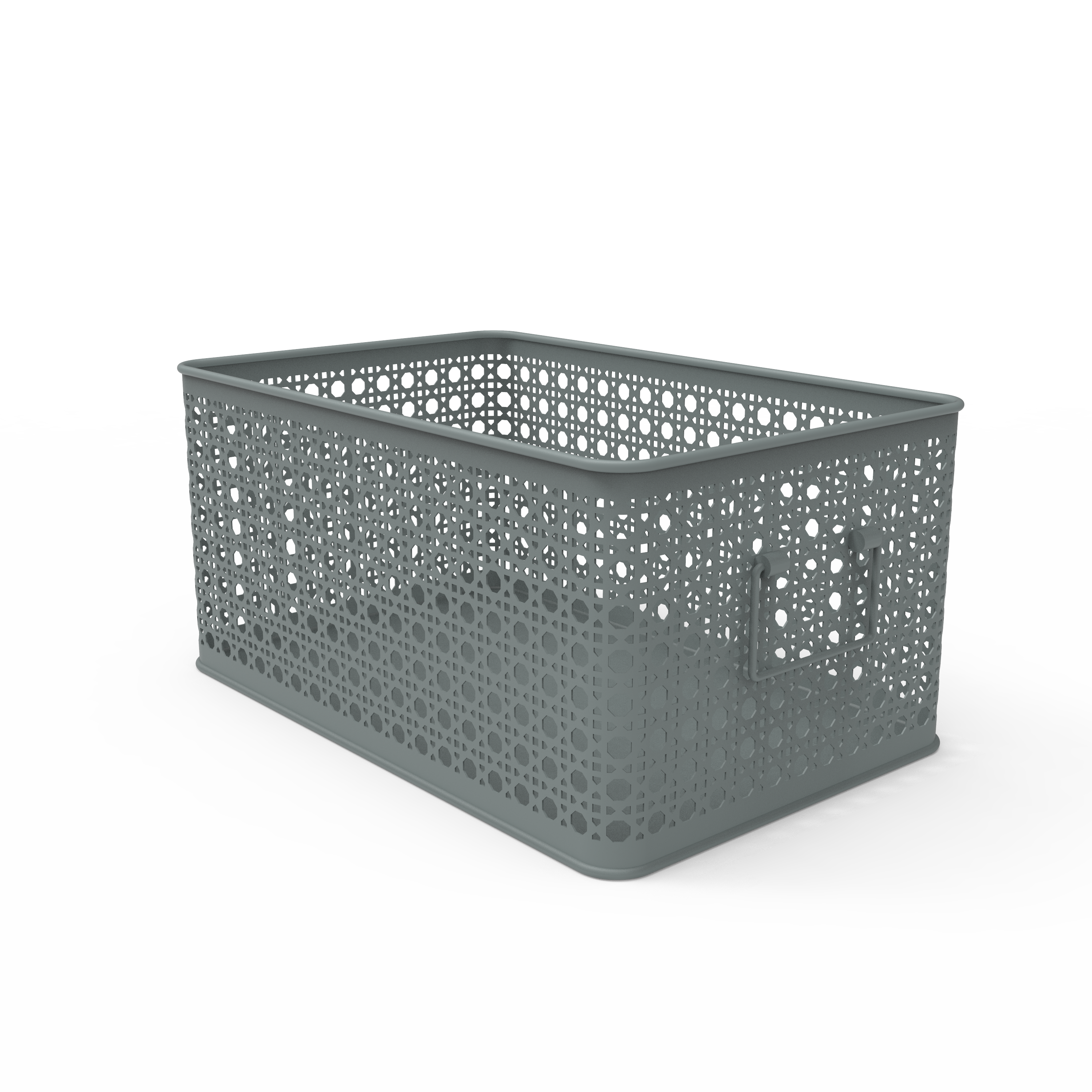 Panier BOX & BEYOND vert H.14.4 x l.18.3 x P.28.8 cm | Leroy Merlin