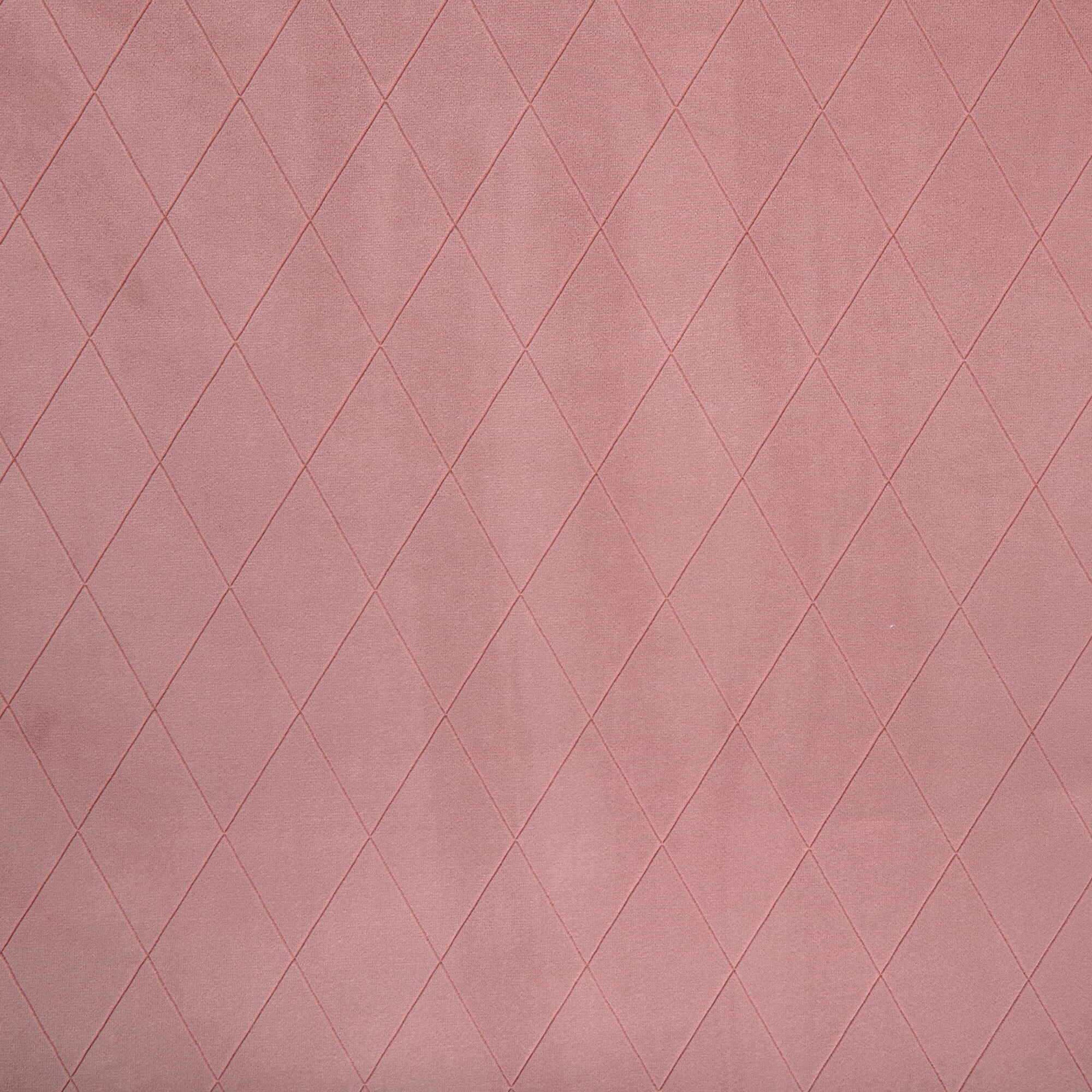 Tela al corte tapicería terciopelo Rombo rosa ancho 140 cm | Leroy Merlin