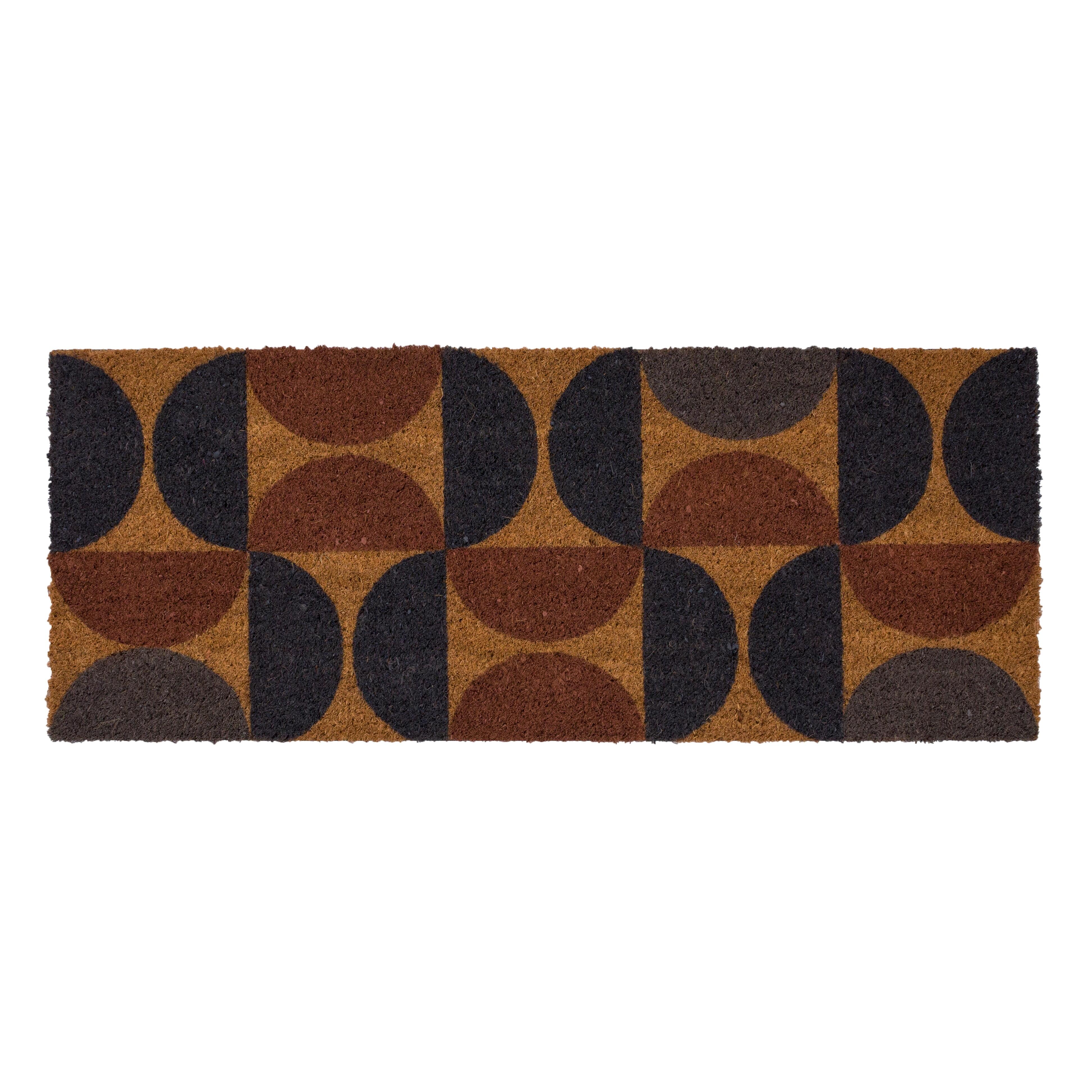 Tapis coco demi sphère multicouleur 33x83cm Ep.15mm | Leroy Merlin