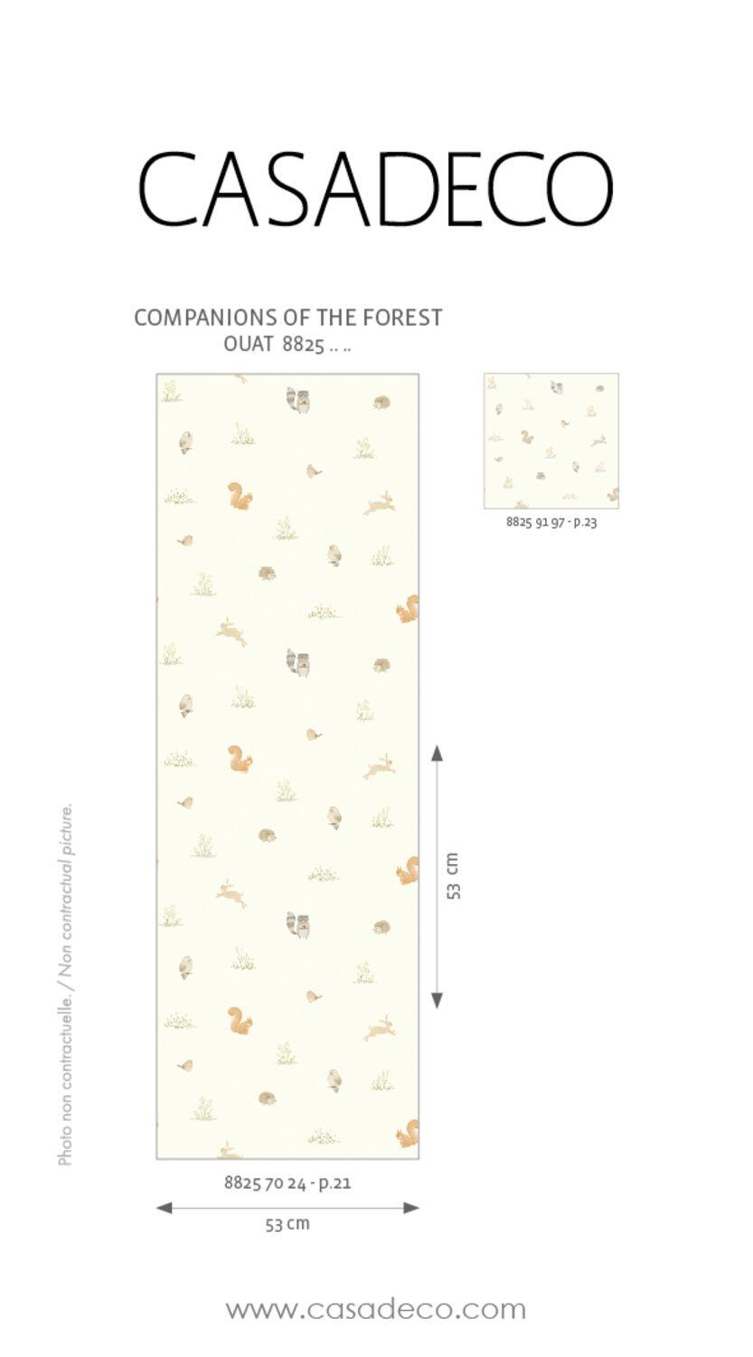 Papier peint intissé Once upon a time compagnons naturel | Leroy Merlin