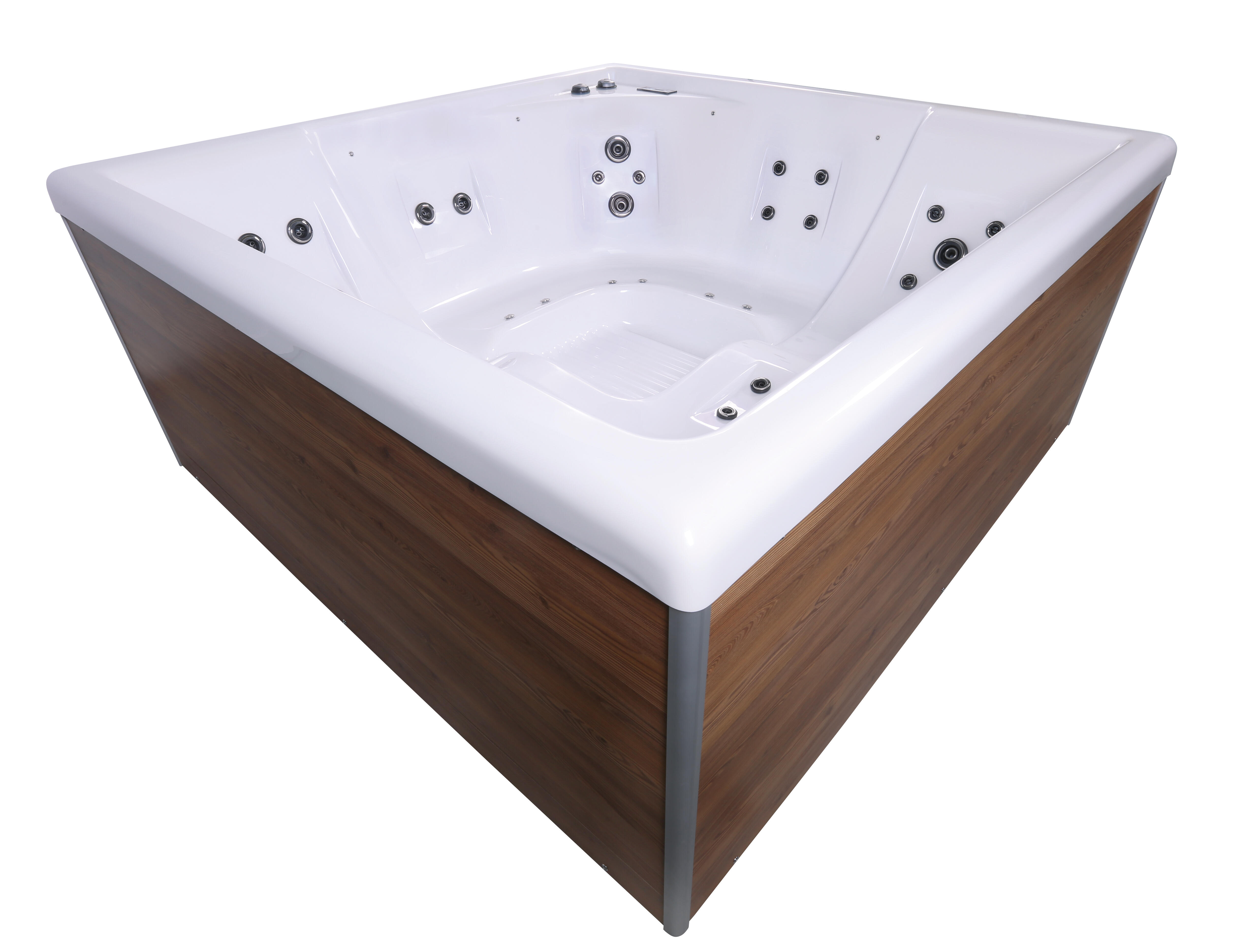 Spa rígido acrylico Square Wave para 2-5 personas | Leroy Merlin