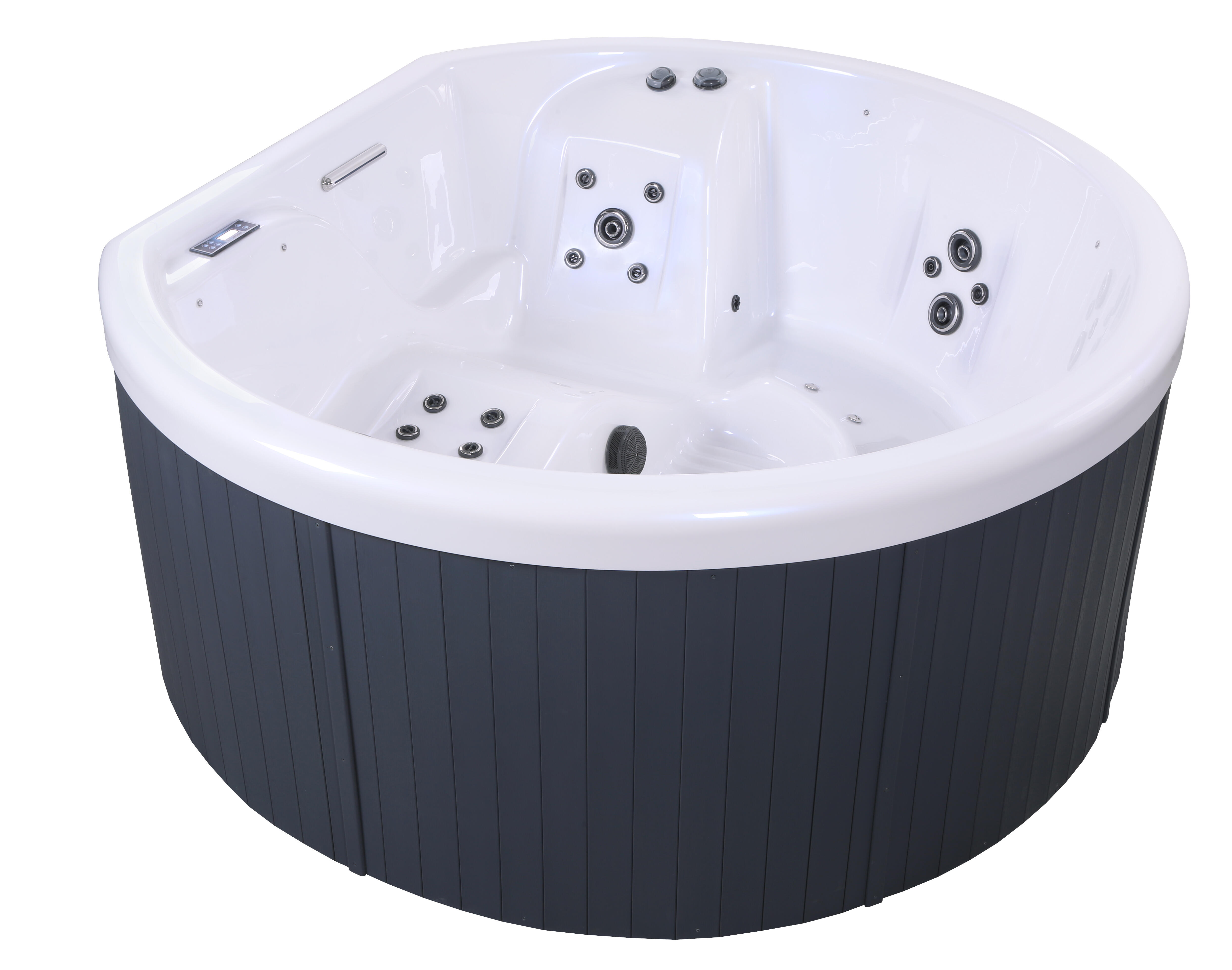 Spa rígido acrylico Halfmoon Wave para 3-4 personas | Leroy Merlin