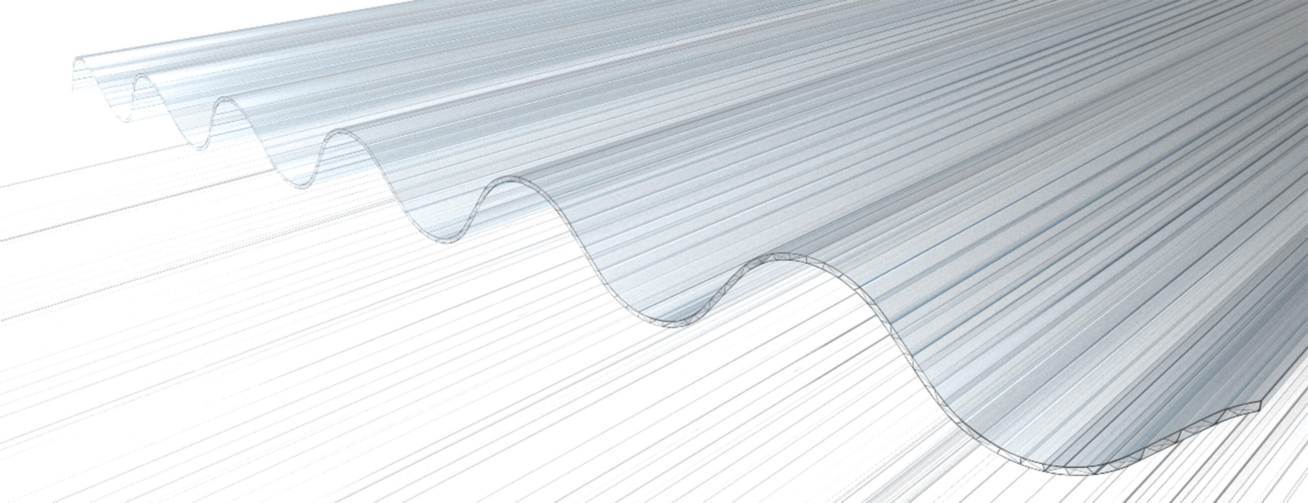 Plaque polycarbonate l.0,92 x L.2,02m, ep.6 mm, 1.8KG/M2 3 parois clair, ALVEOLY | Leroy Merlin