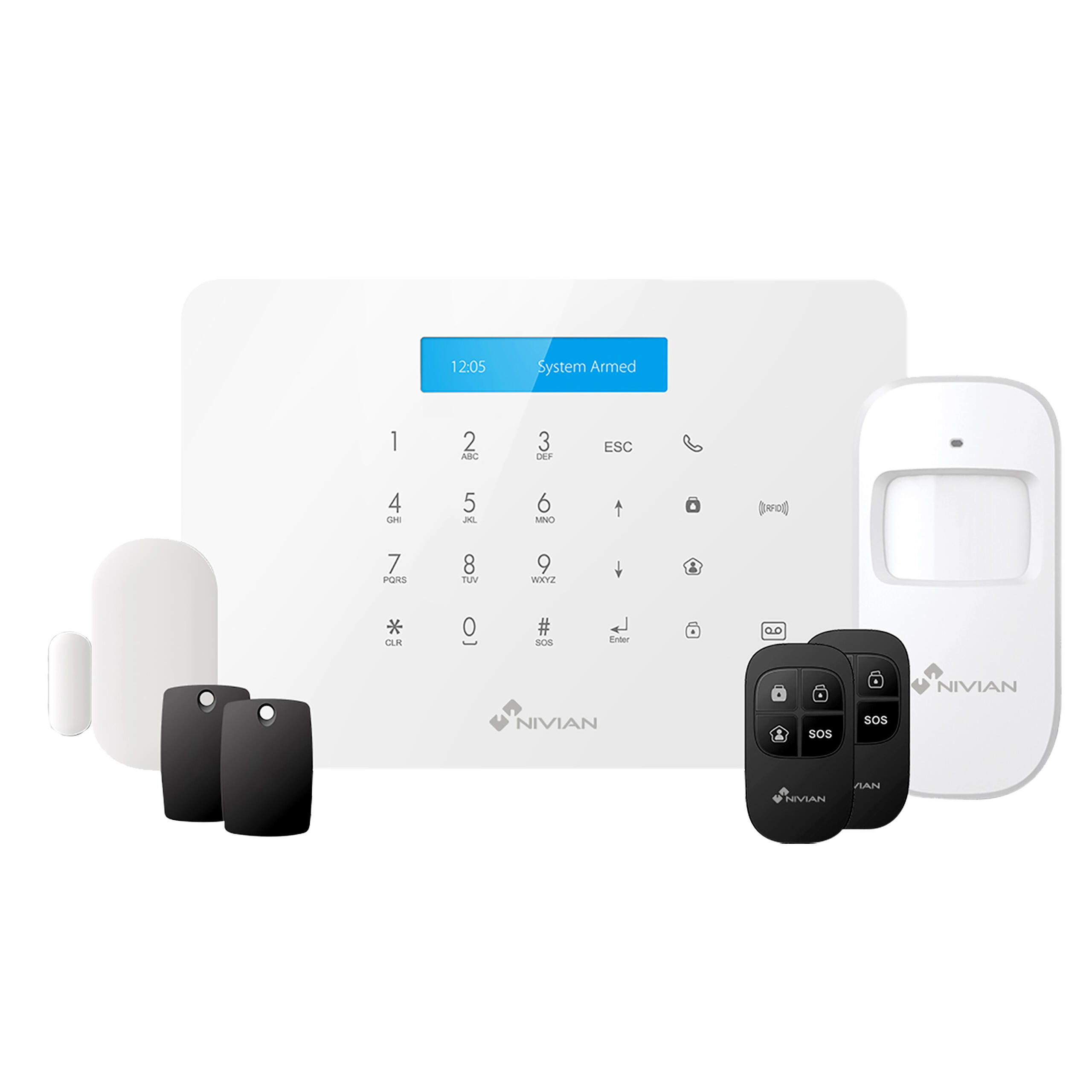 Sistema de alarma Wifi/GSM NIVIAN | Leroy Merlin