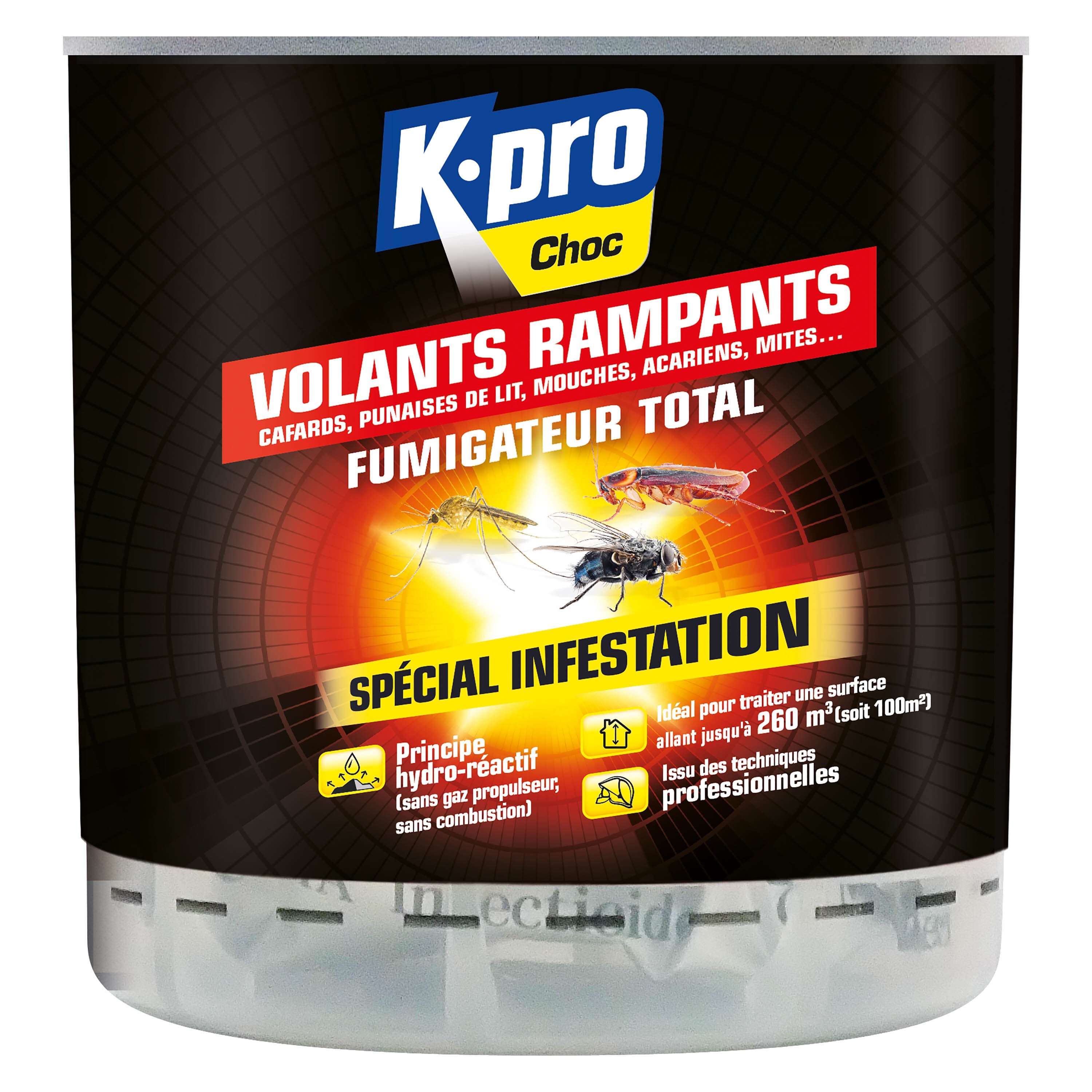 Insecticide Fumigateur spécial infestation tous insectes K.PRO, 0.34 l ...