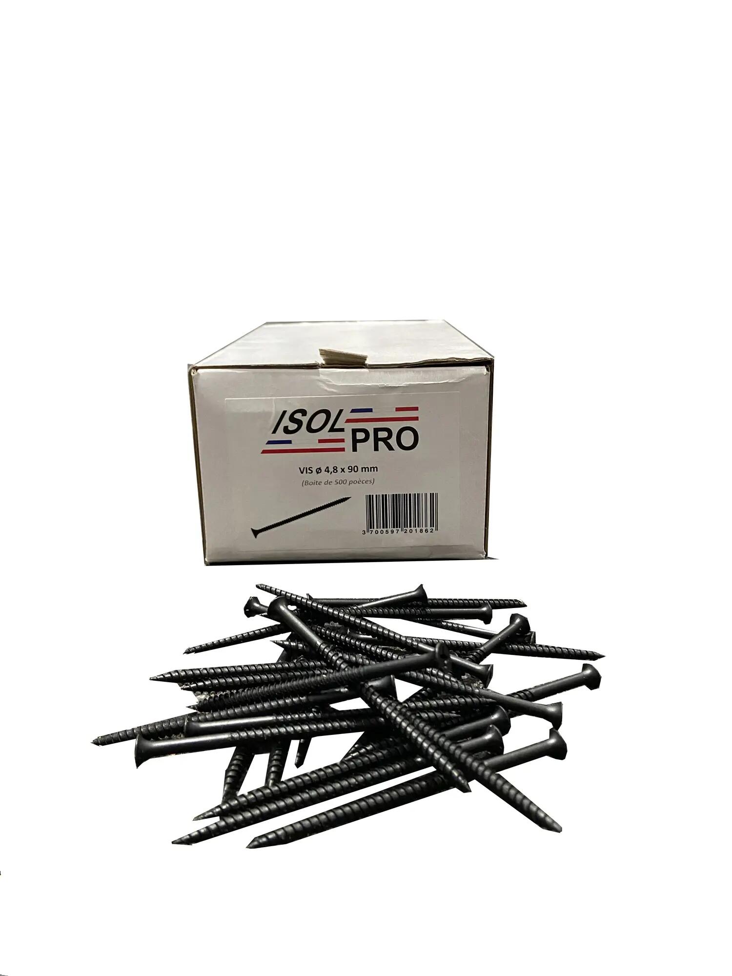 Boite de 500 vis 90 mm ISOLPRO | Leroy Merlin