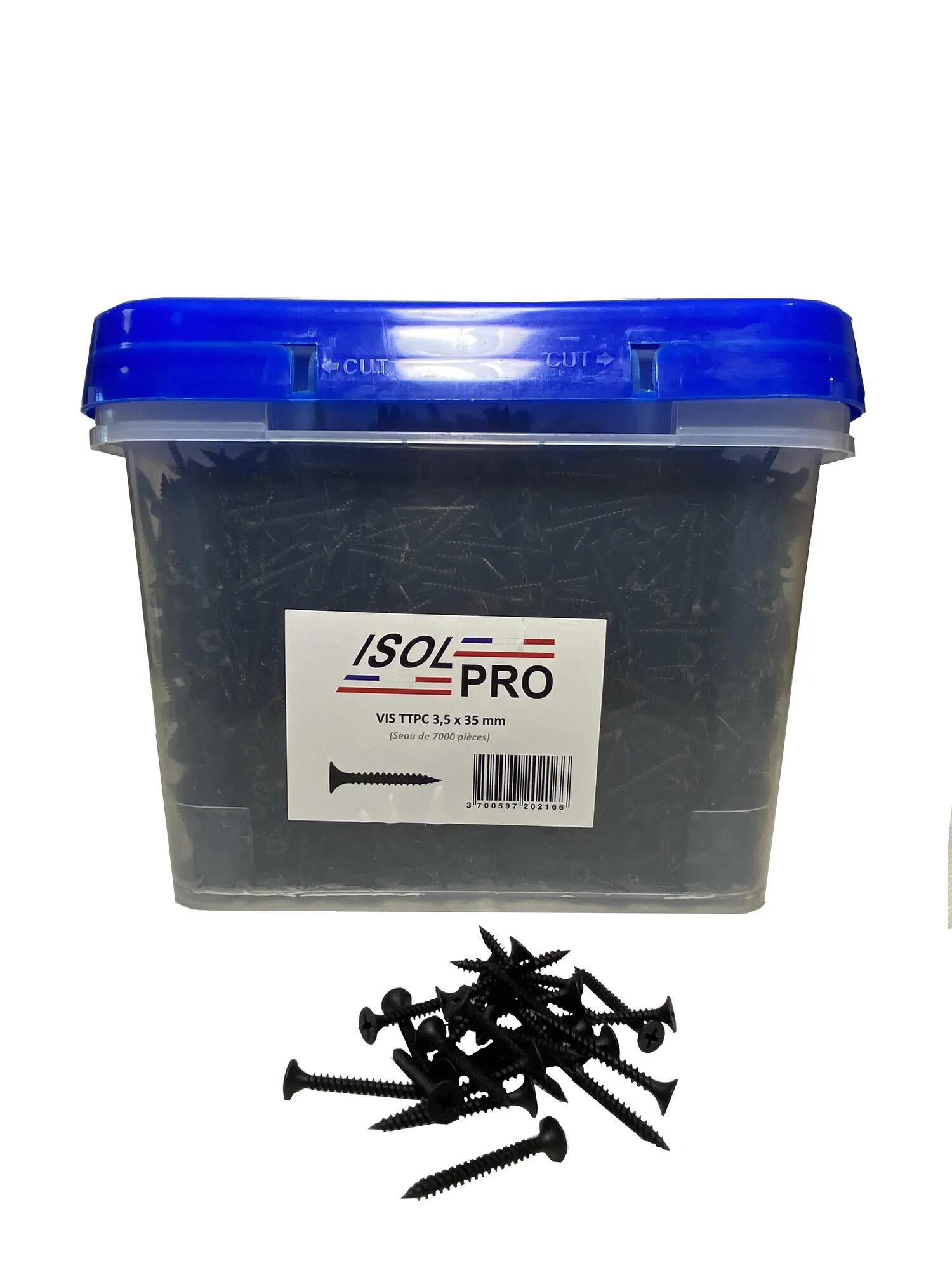 Seau de 7 000 vis 35 mm ISOLPRO | Leroy Merlin