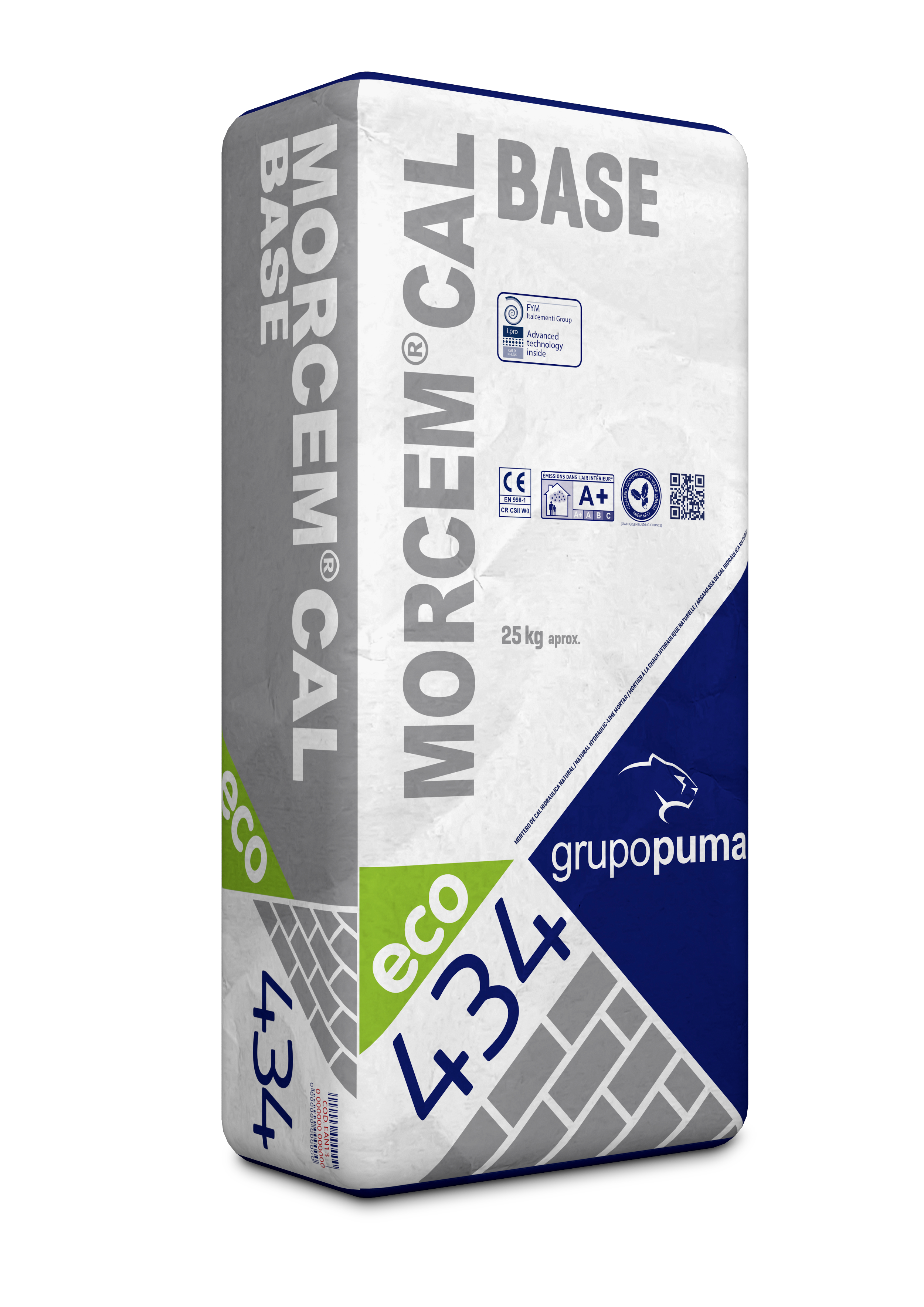 Mortero revoco cal hidraulico base natural 25 kg | Leroy Merlin