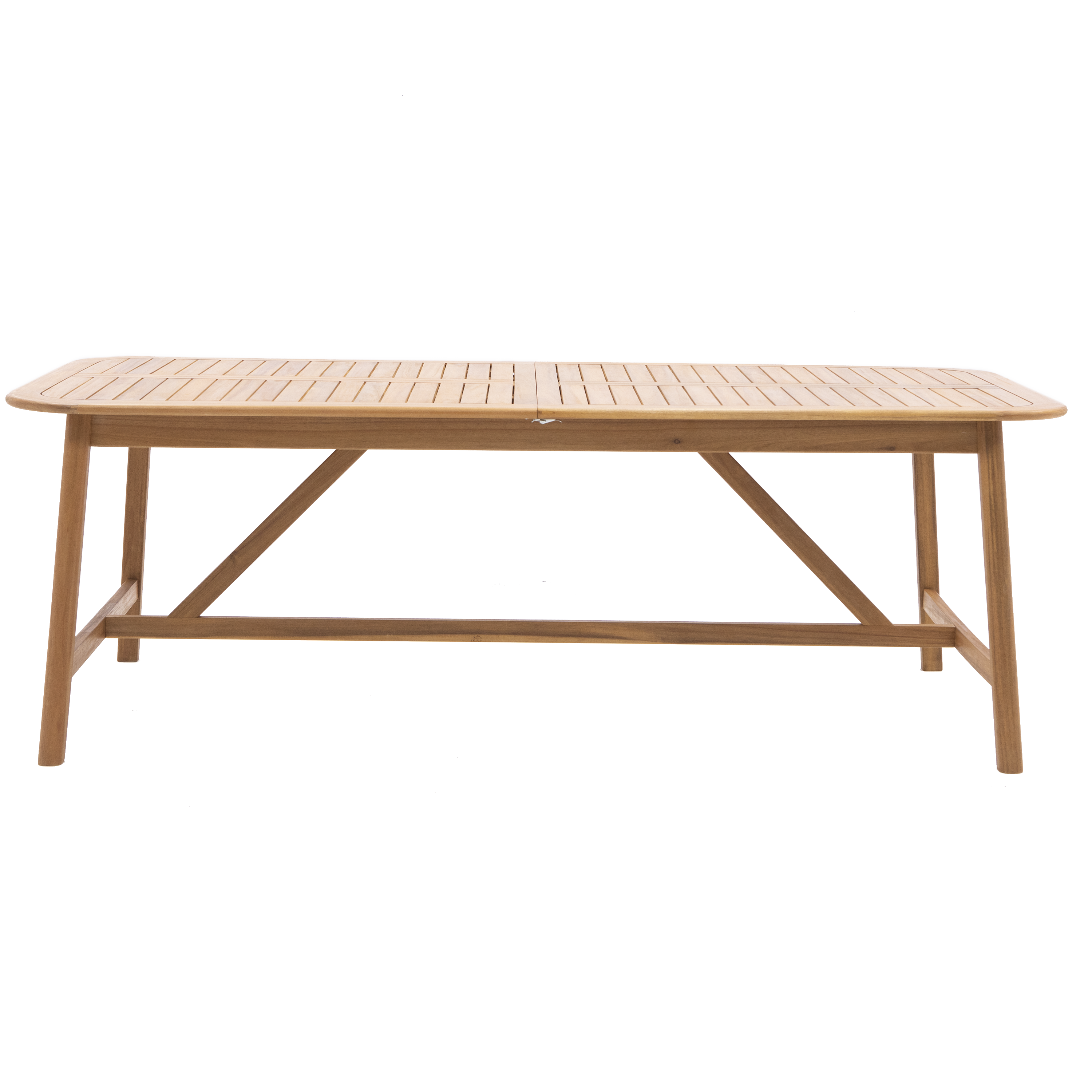 Table repas rectangulaire extensible 8 personnes en acacia Oasis ...