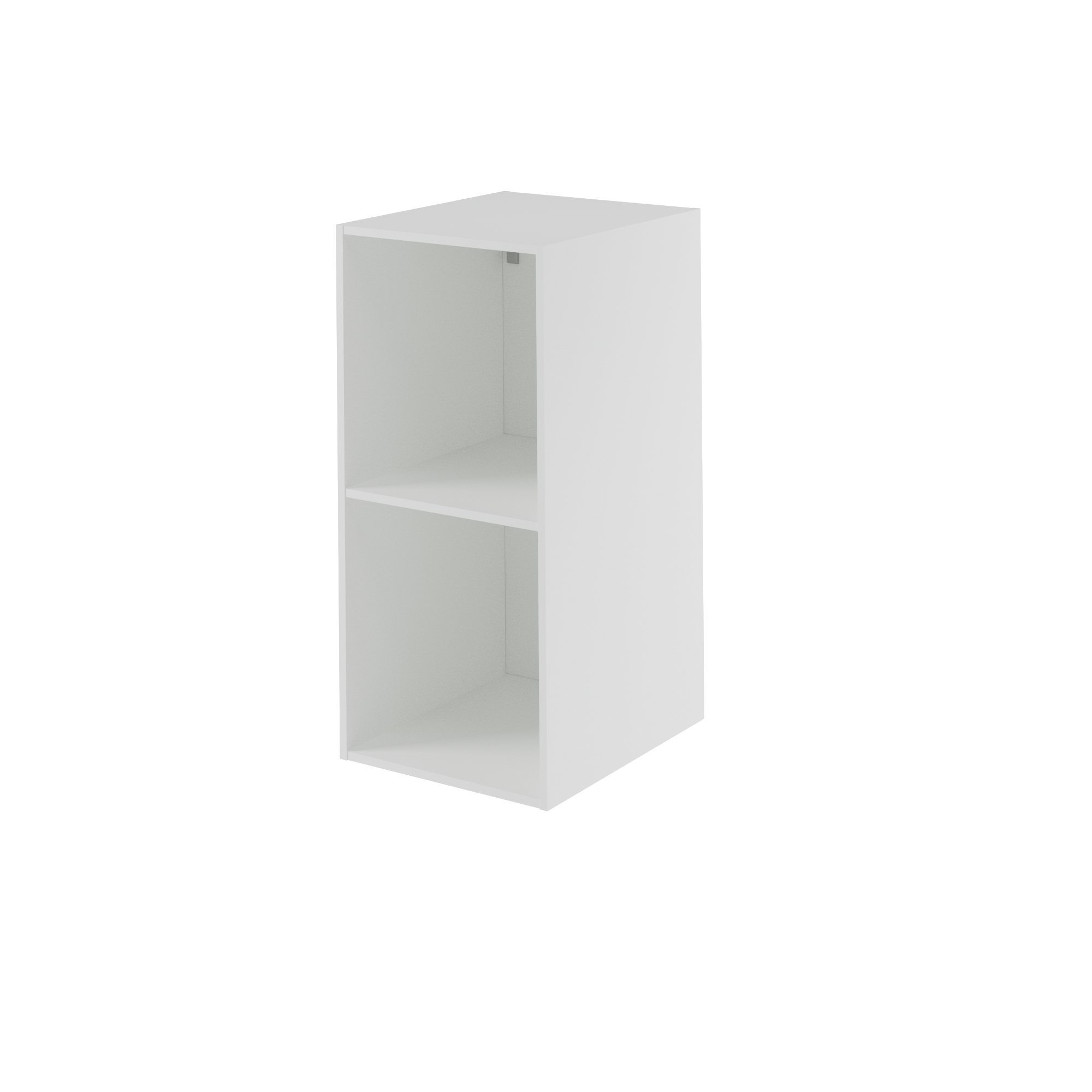 Meuble de rangement cube de rangement l.30 cm H.64 cm P.35 cm, blanc ...