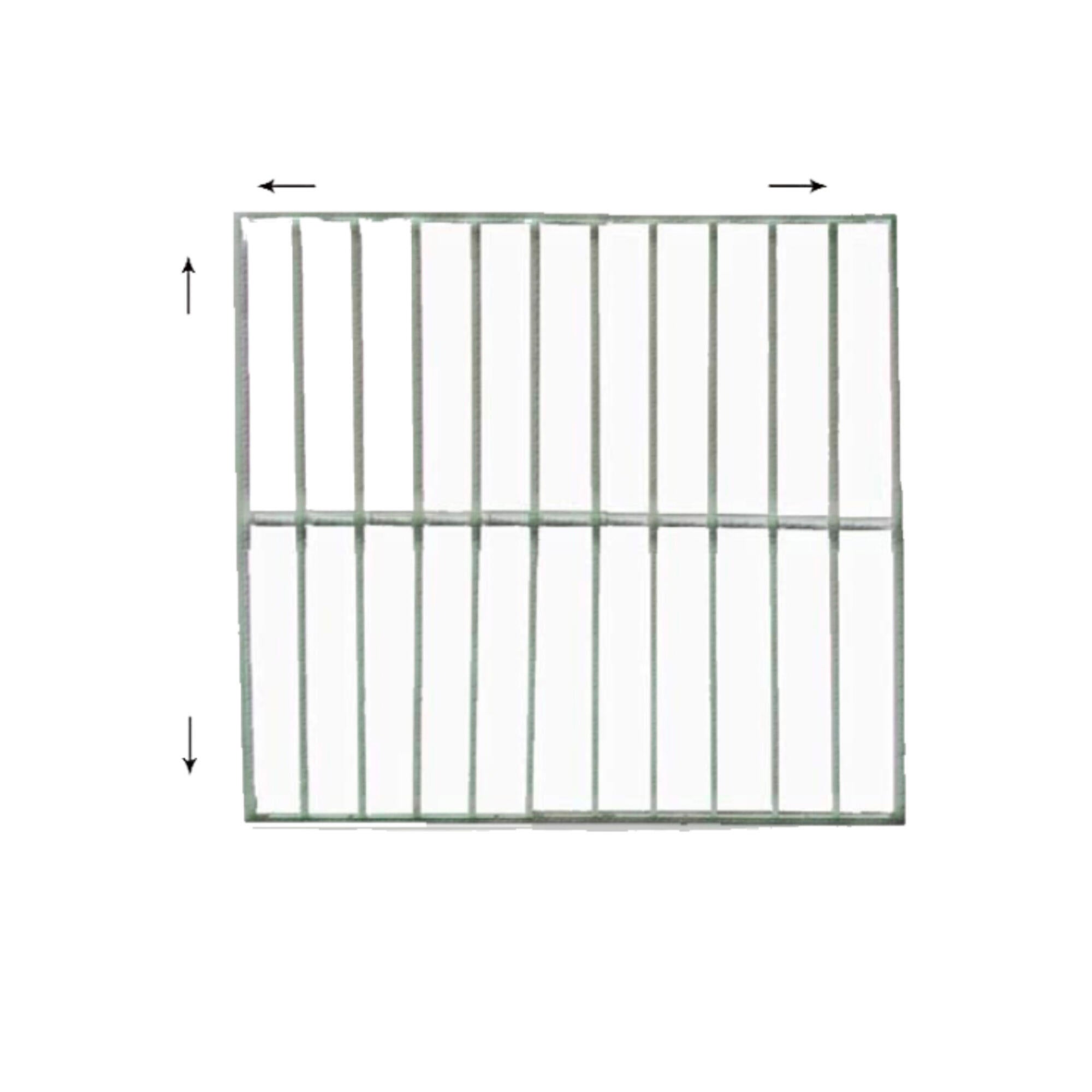 Reja antirrobo ajustable negra de 165 x165 cm | Leroy Merlin