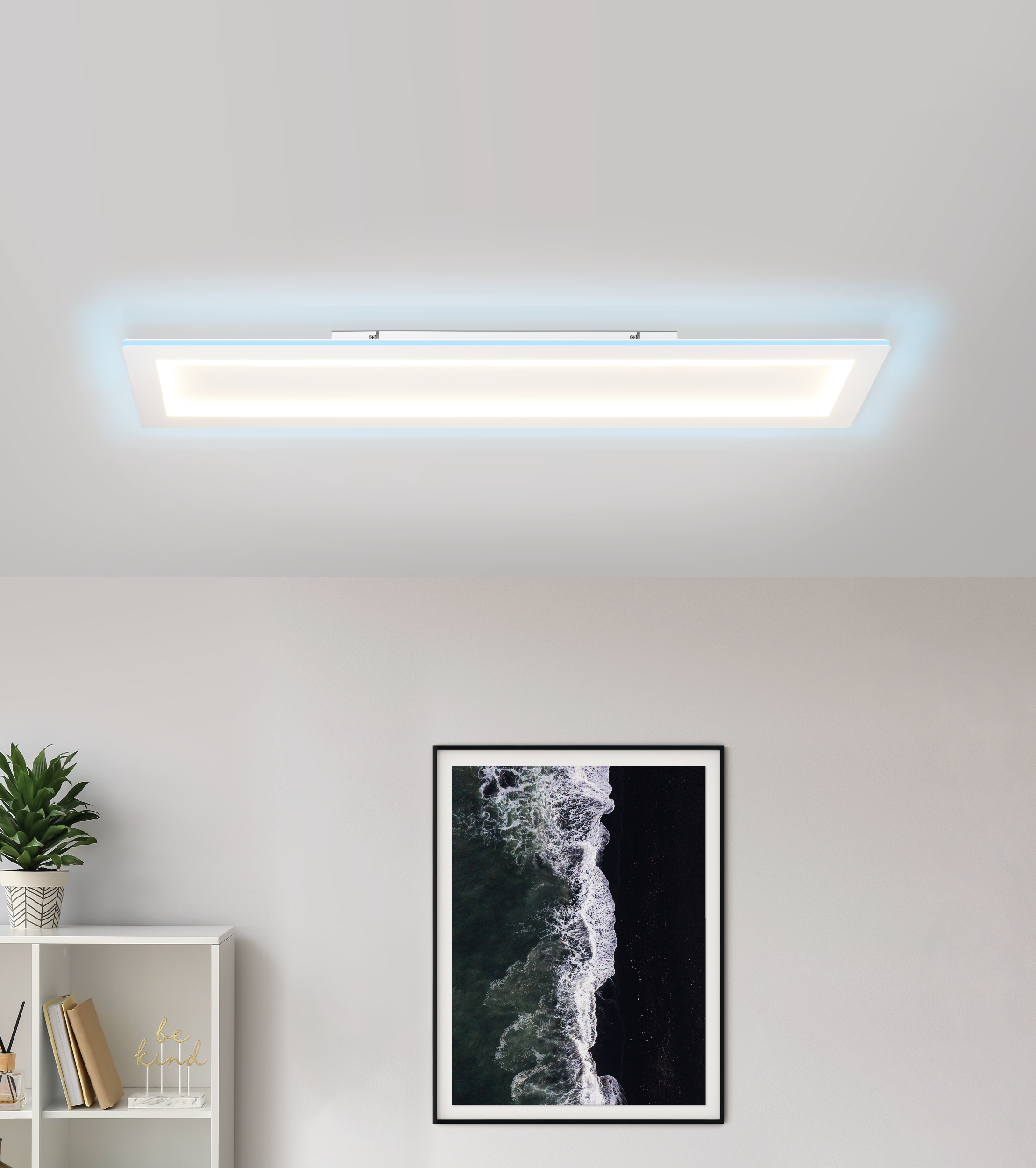 Plafón Padrogiano LED RGB color regualble con mando y Wifi | Leroy Merlin