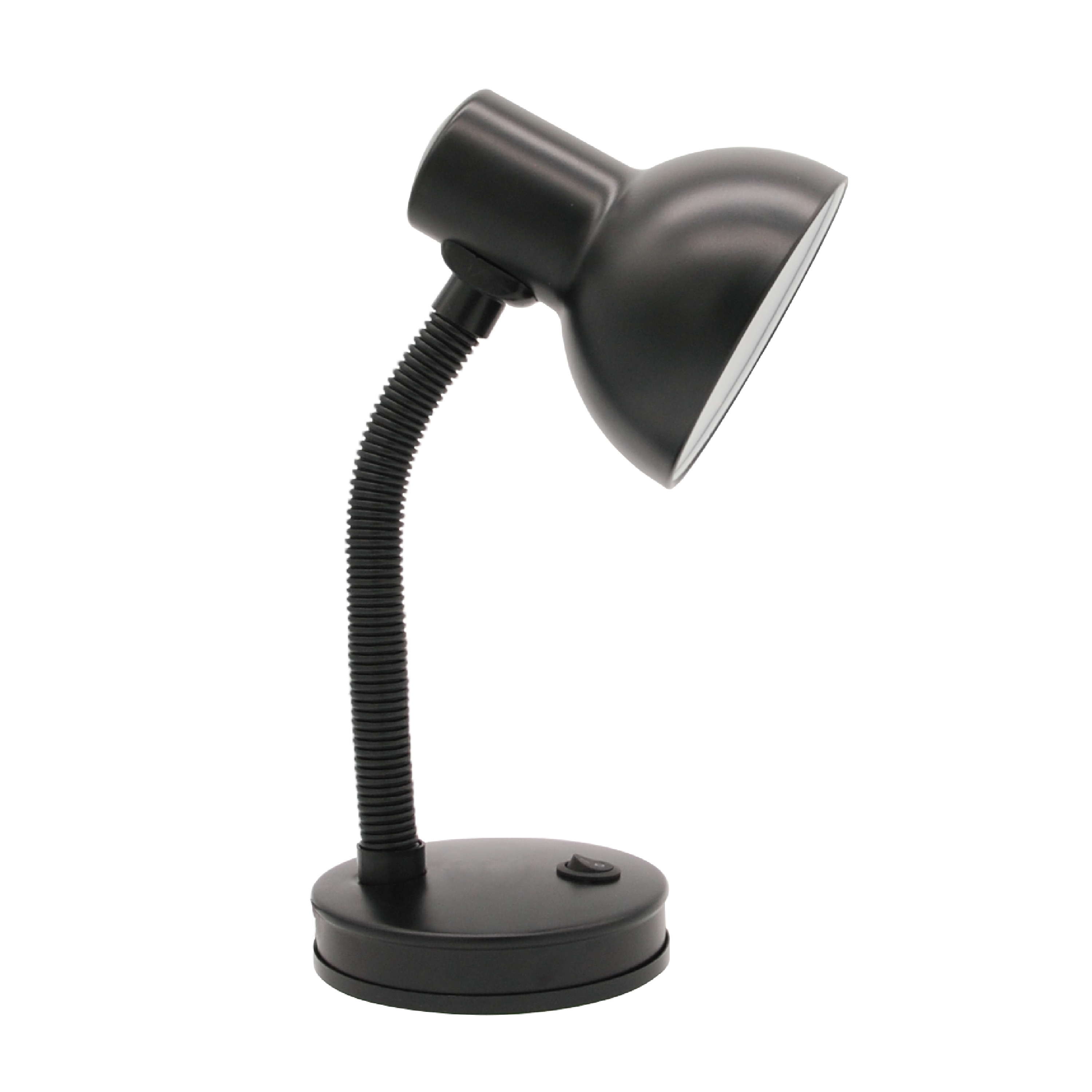 Lampe de bureau Buro, acier, noir, H.32 cm INSPIRE, E27 | Leroy Merlin