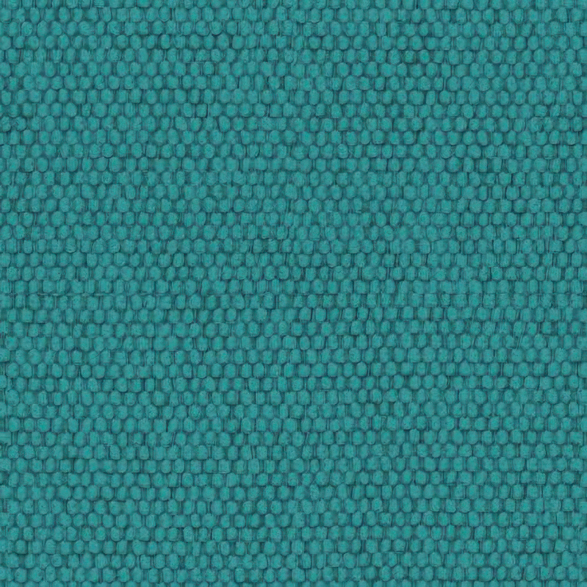 Tela al corte tapicería rizada Perth turquesa ancho 140 cm | Leroy Merlin
