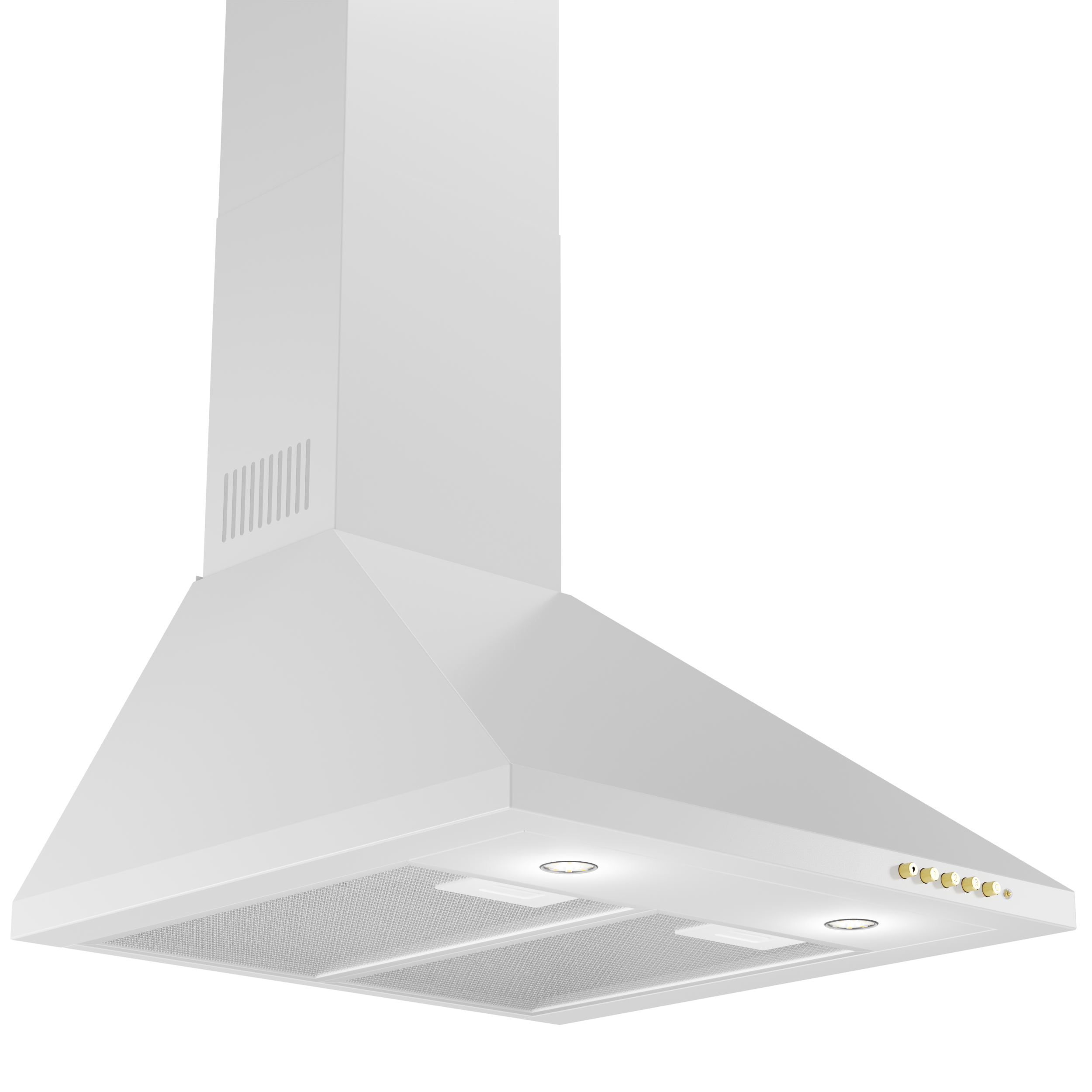 Okap kominowy WK-4 Classic 50 cm biały Akpo - Leroy Merlin