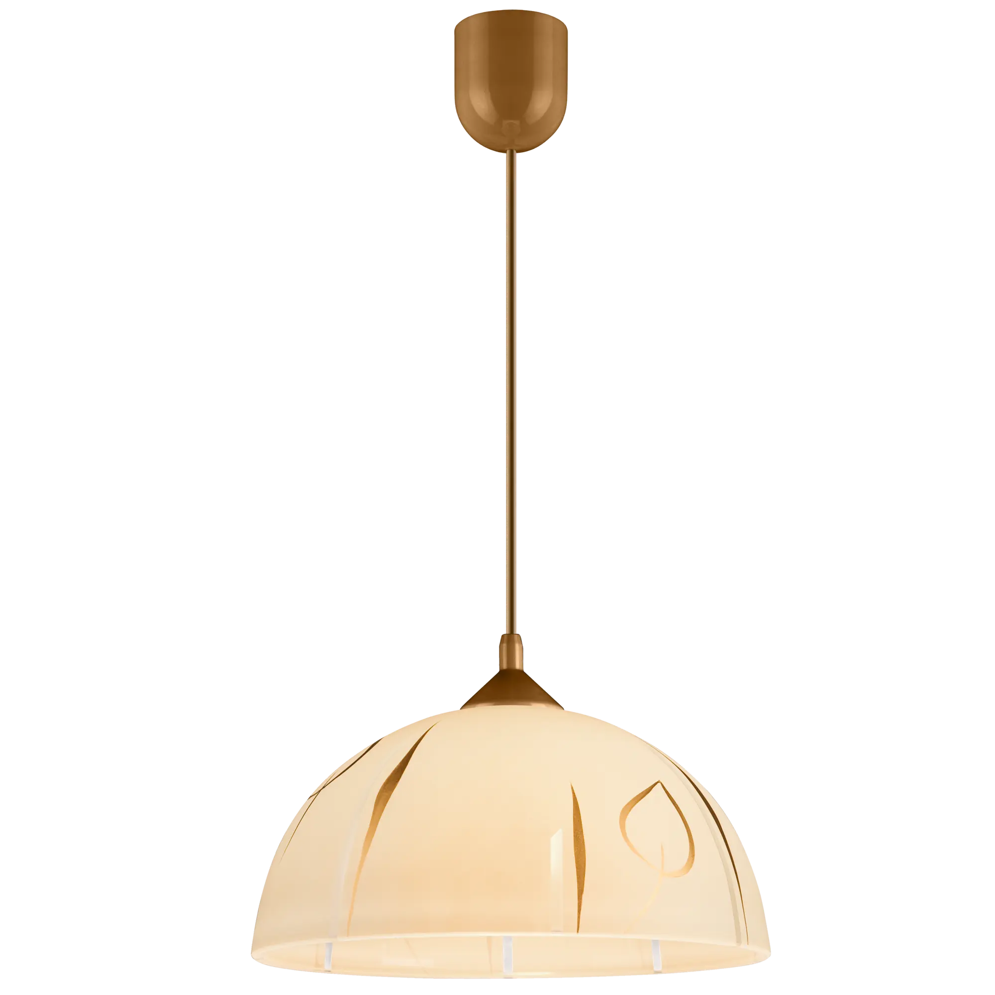 Lampa wisząca Marcy złota E27 Lamkur - Leroy Merlin