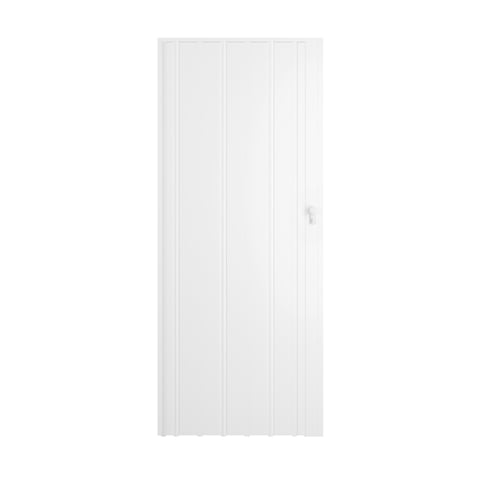 Πτυσσόμενη πόρτα Artens Π85xΥ214cm σε χρώμα λευκό