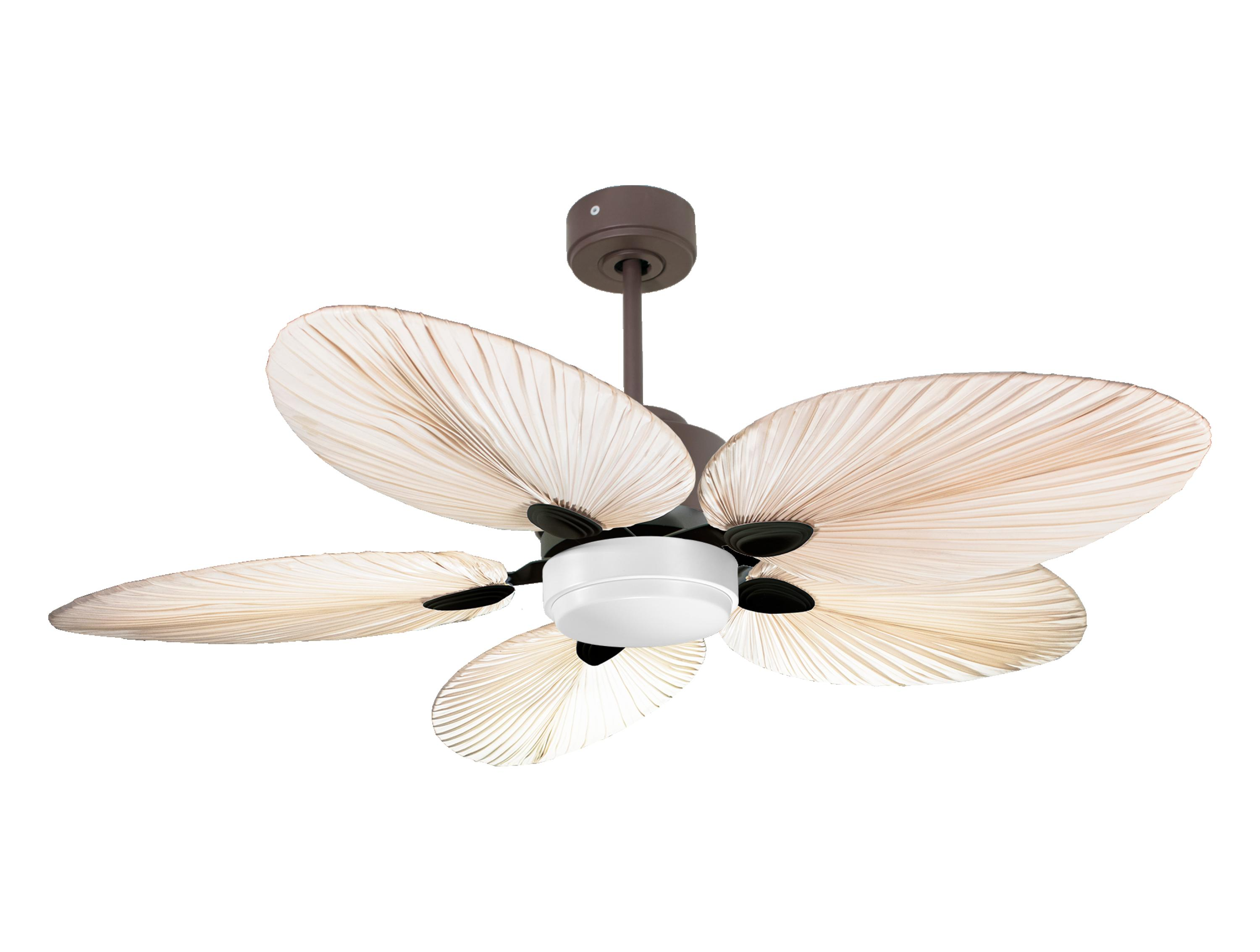 Ventilador de techo con luz motor DC Palma Klassfan blanco 132 cm ...