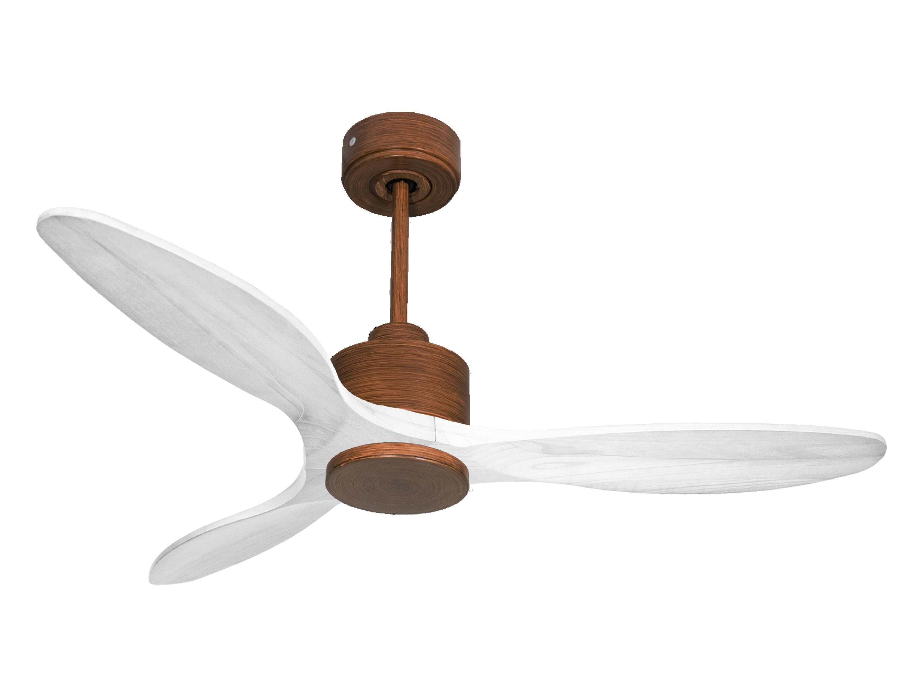 Ventilador de techo sin luz motor DC Lima Klassfan marrón 132 cm ...