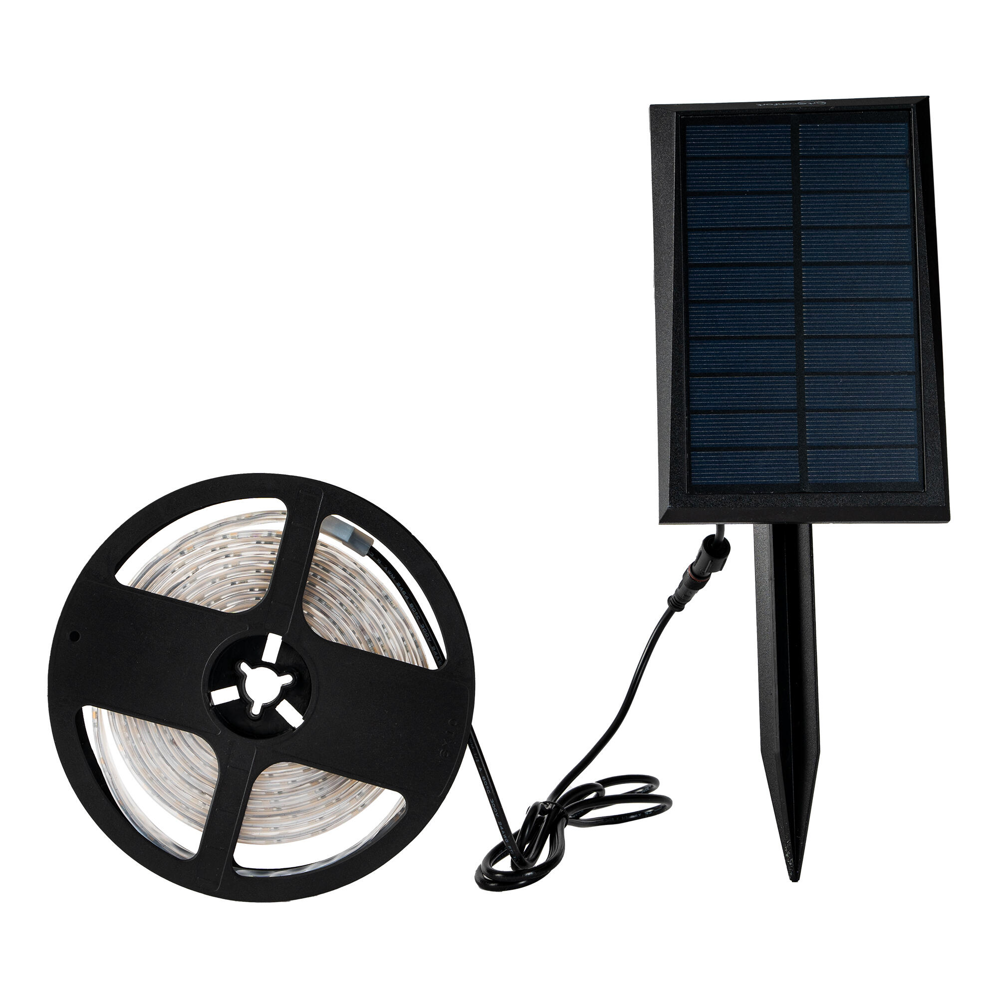 Tira LED solar Dalia 300 lm blanco cálido 3m IP65 | Leroy Merlin