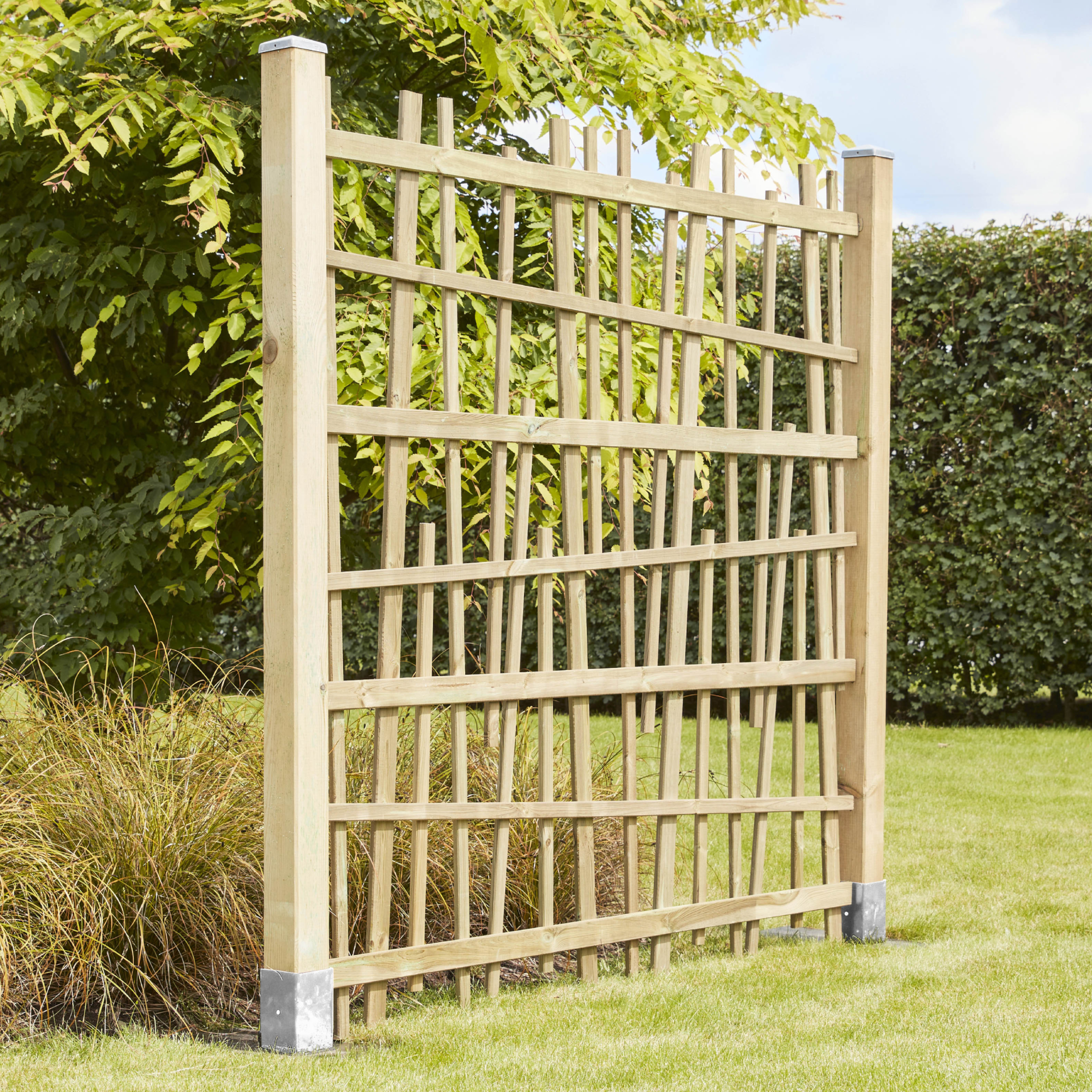 Panneau treillis bois ajouré Dakota, CERLAND, l.180 x H.180 cm | Leroy ...