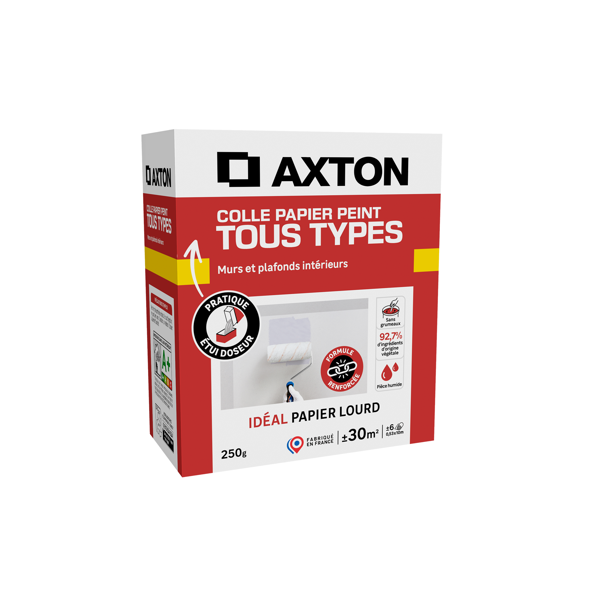 Colle en poudre pour tous types de papiers peints AXTON, 250g | Leroy ...