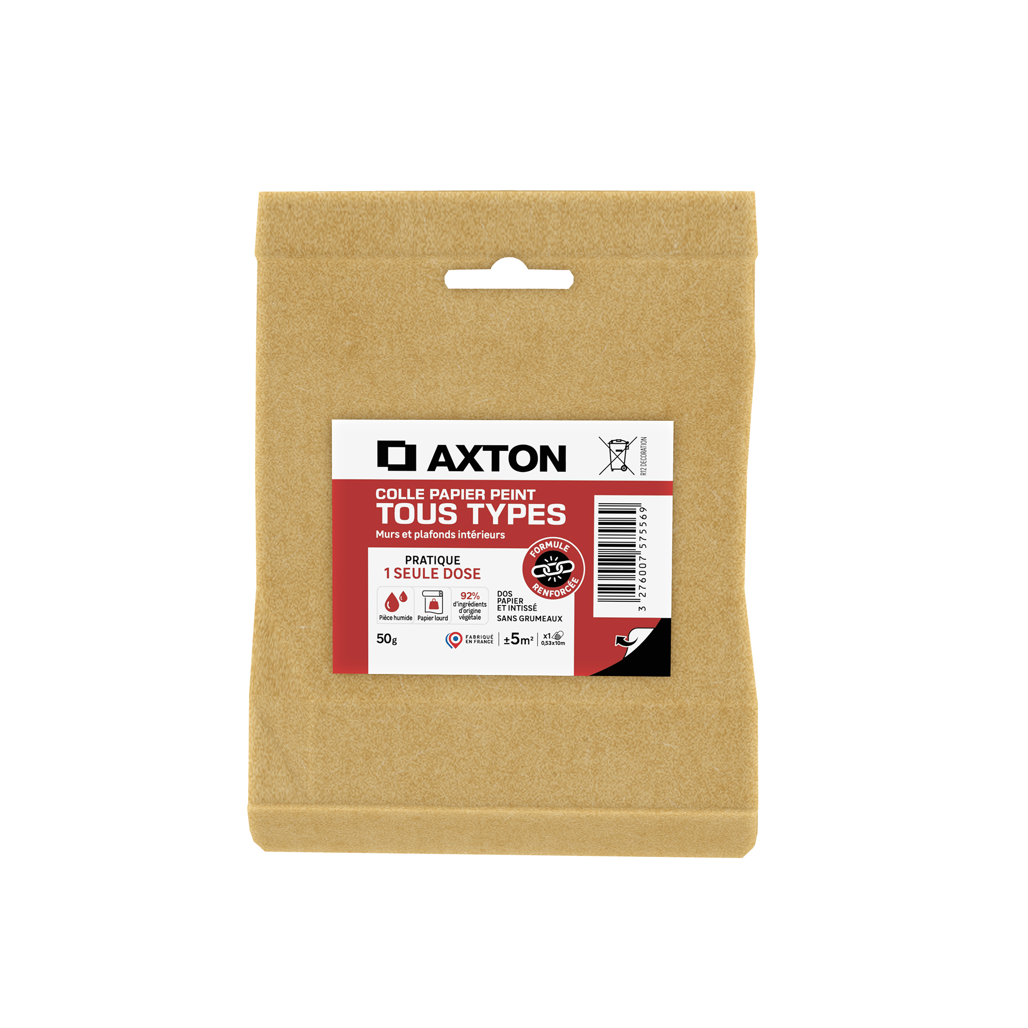 Colle en poudre pour tous types de papiers peints AXTON, 50g | Leroy Merlin