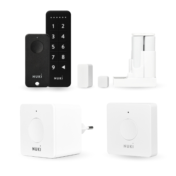Cerradura inteligente Nuki Smart Lock (4.ª generación) en color blanco | Leroy Merlin
