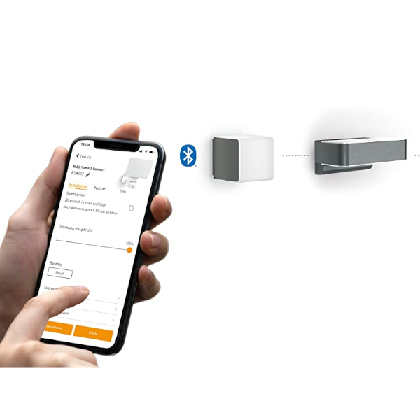 STEINEL Applique extérieure LED intégrée L 800 C Bluetooth anthracite | Leroy Merlin