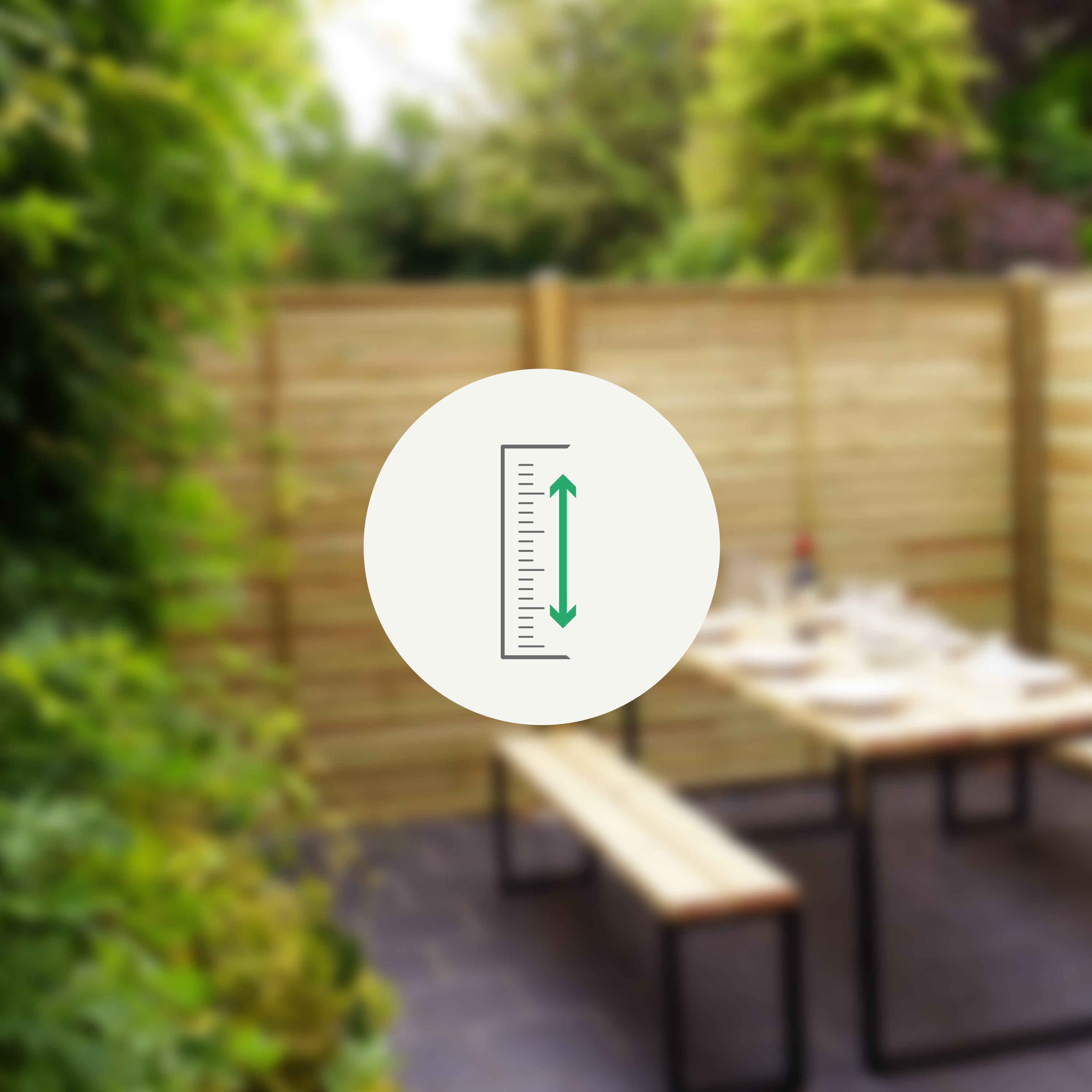 Poteau bois carré naturel, CERLAND, l.9 x L.9 x H.180 cm | Leroy Merlin