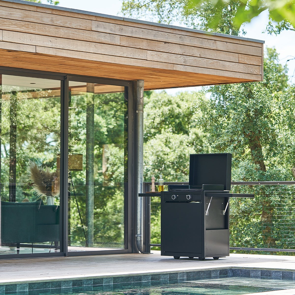 Chariot FORGE ADOUR moderne 60 noir | Leroy Merlin