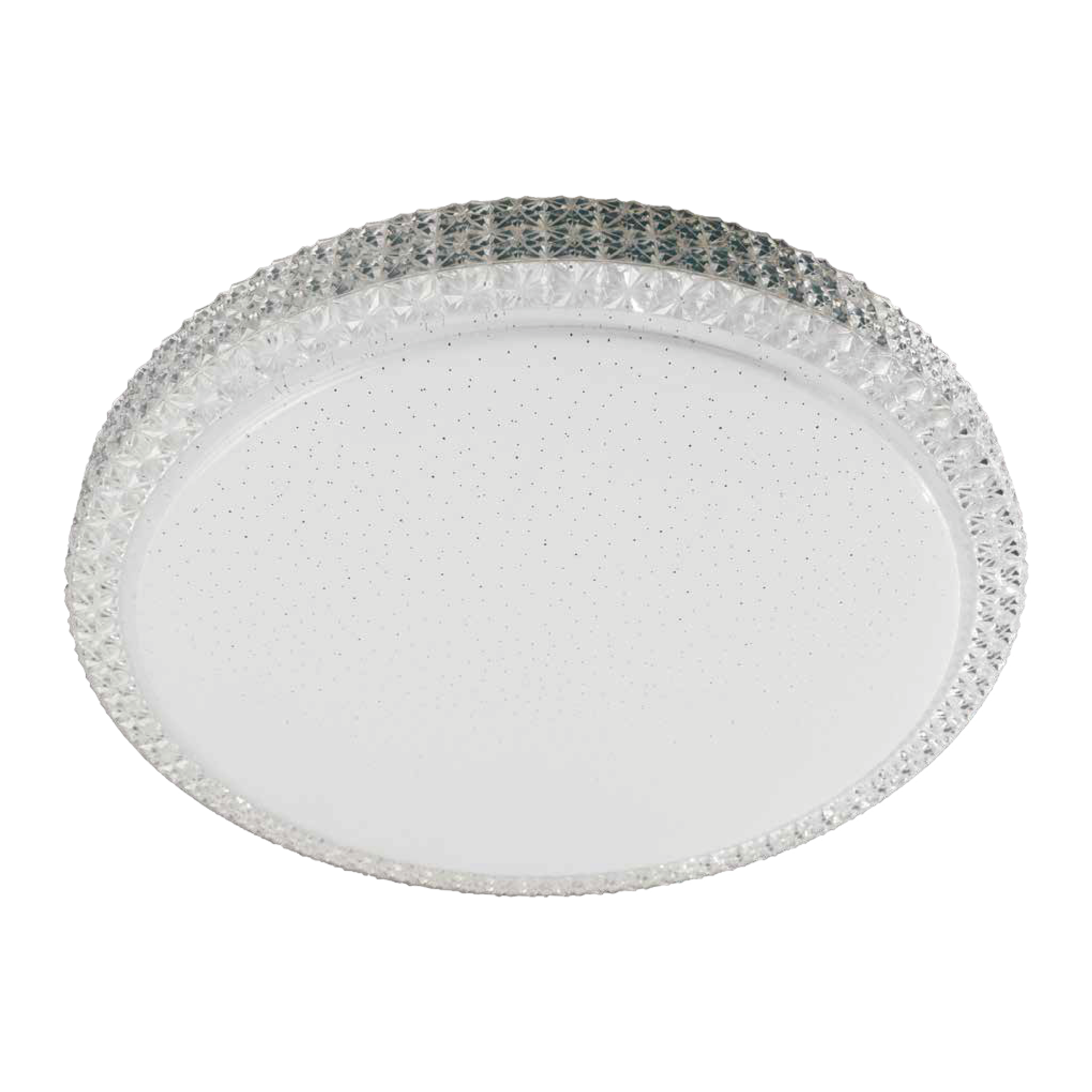 Plafón LED Diamond redondo INSPIRE 18W color luz regulable con mando ...