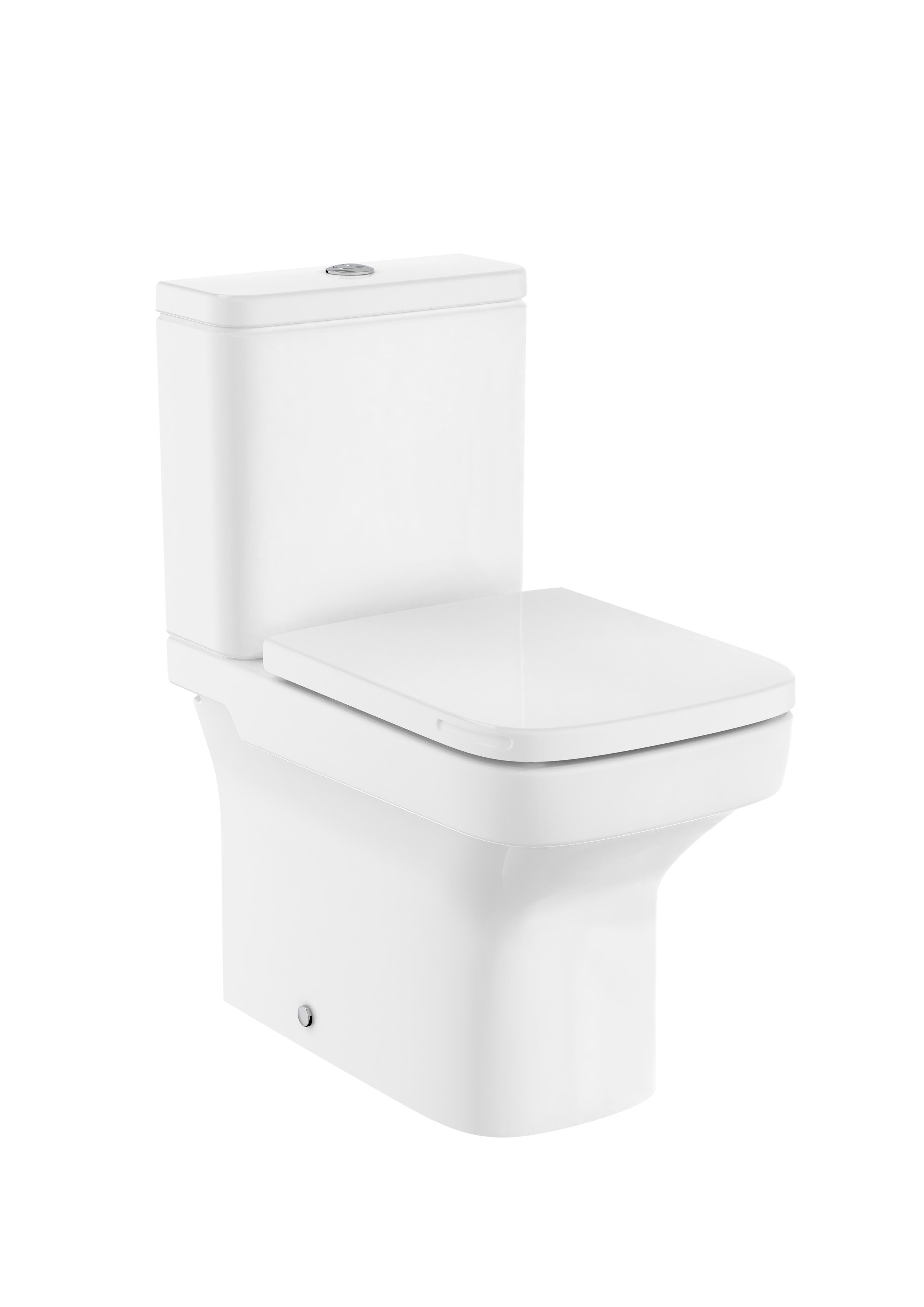Pack WC ROCA Alpine con tapa amortiguada blanco | Leroy Merlin
