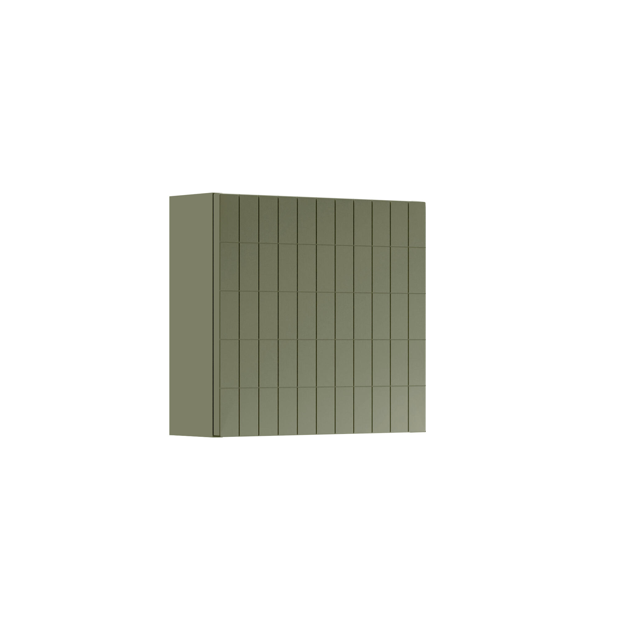 Pensile bagno Pixel laccato opaco verde salvia, 1 anta apertura da ...