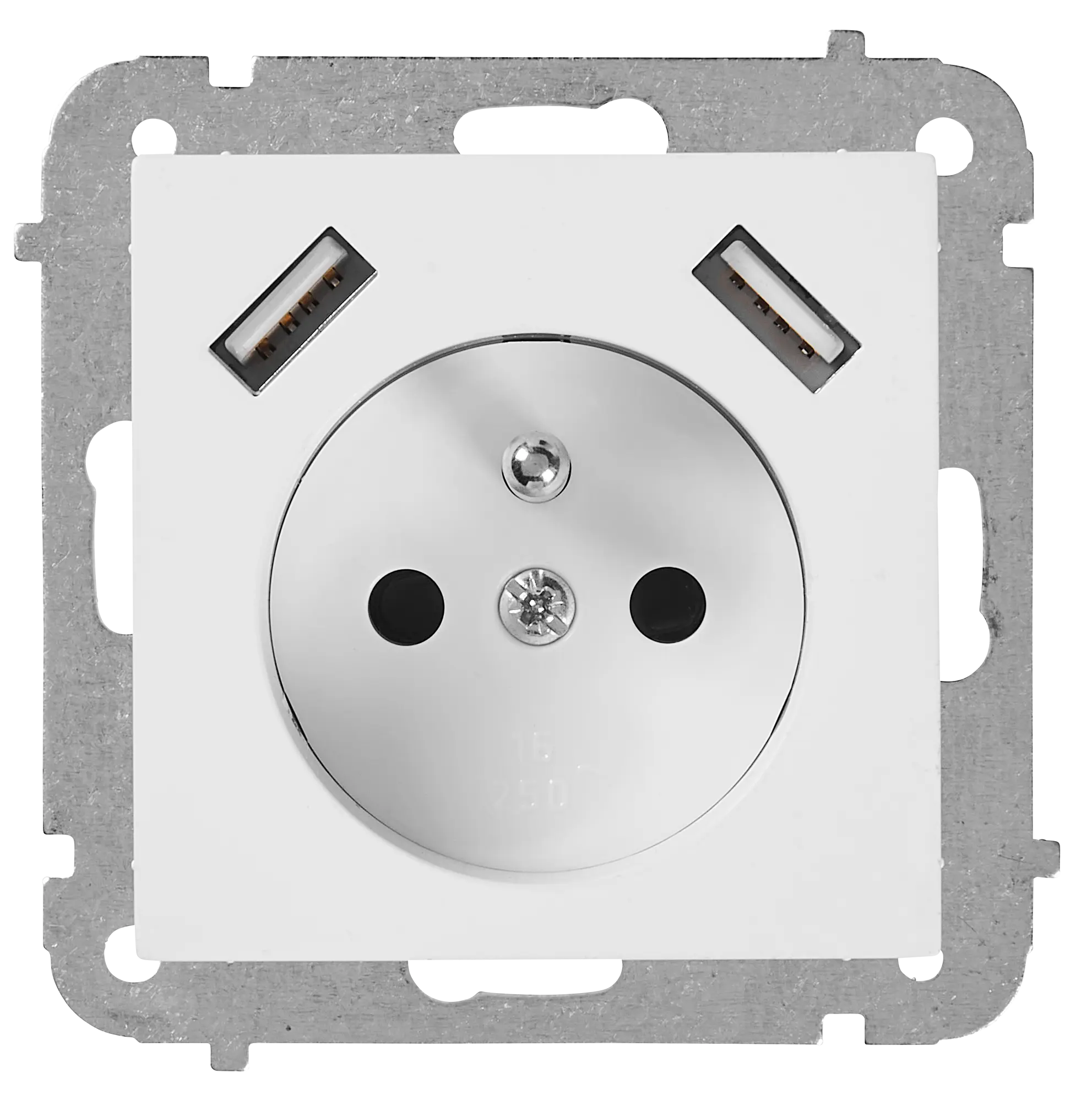 Gniazdo USB Biały FLAVIA ELEKTRO-PLAST - Leroy Merlin