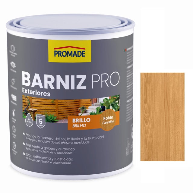 Barniz color madera para exteriores: protección y fácil aplicación