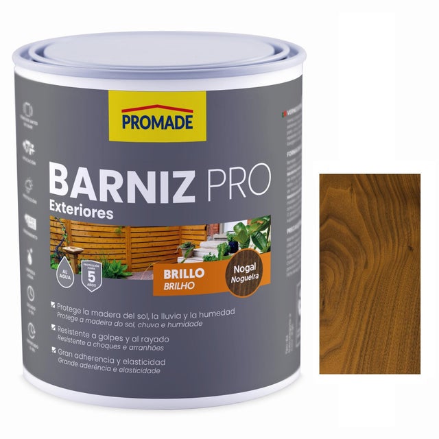 Barniz color madera para exteriores: protección y fácil aplicación