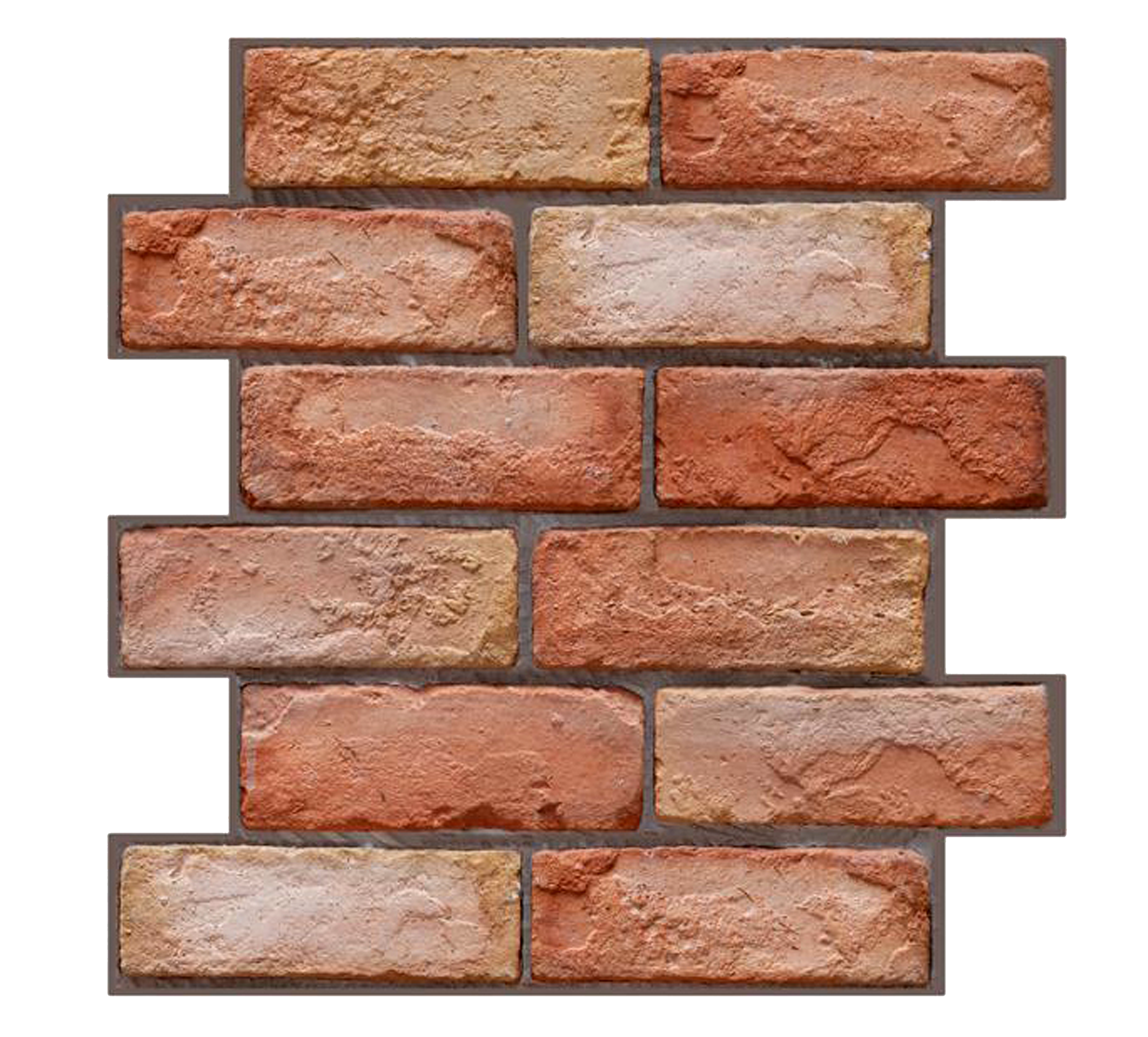 Panele ścienne PCV dekoracyjne do kuchni Red Brick - Leroy Merlin