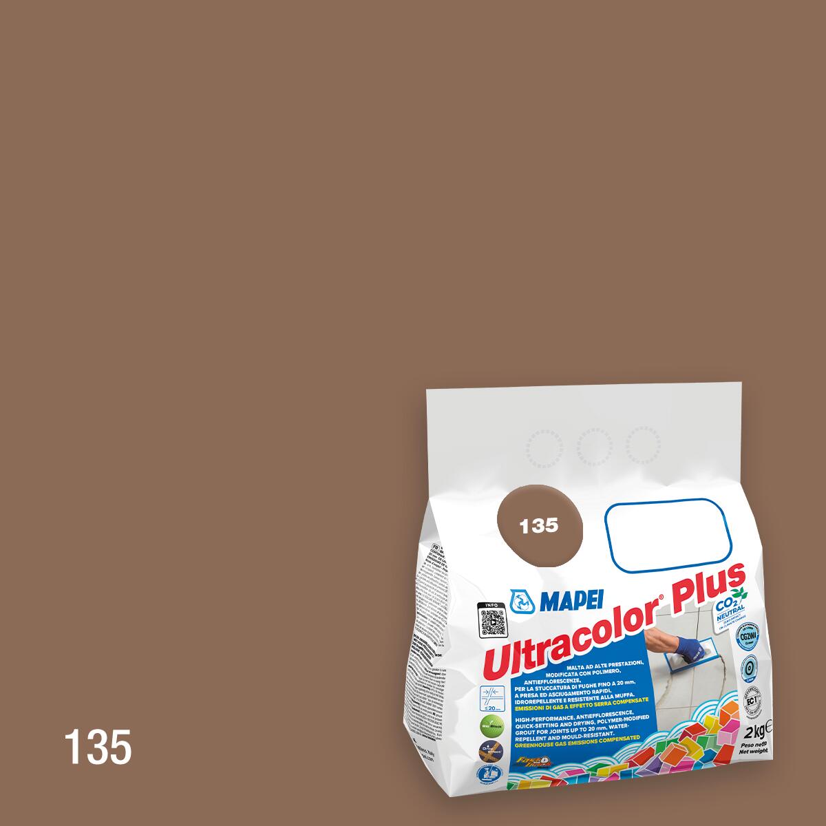 Stucco in polvere Ultracolor Plus 135 MAPEI 2 kg tortora | Leroy Merlin